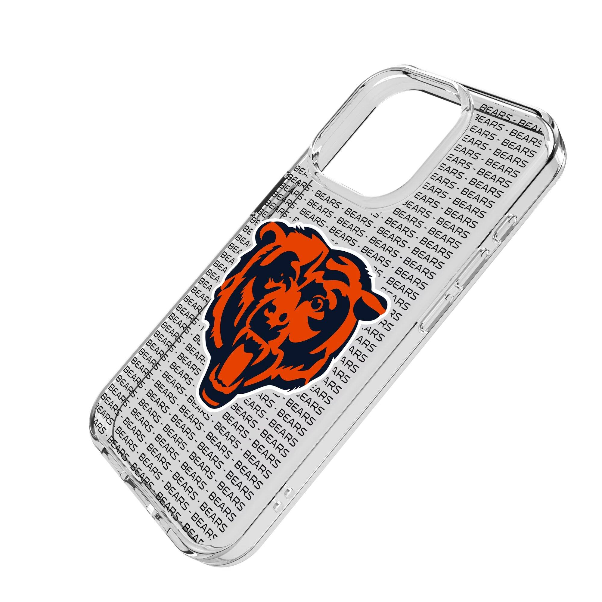 Keyscaper NFL Chicago Bears iPhone Clear Text Backdrop Design Case 16 ...