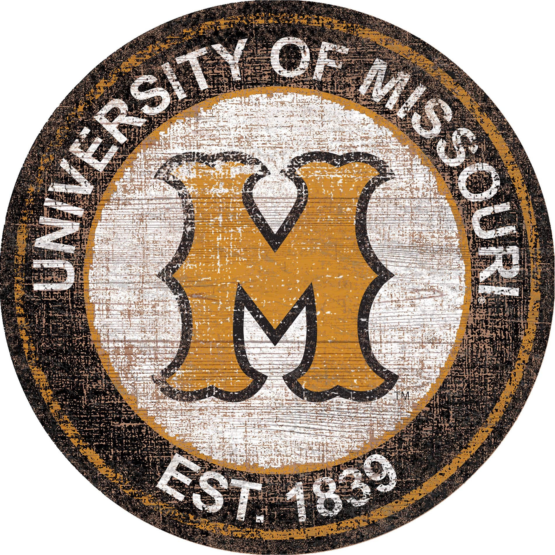 Fan Creations - Missouri Tigers 24'' Round Heritage Logo Sign - Multicolor 4095810 - buy ...