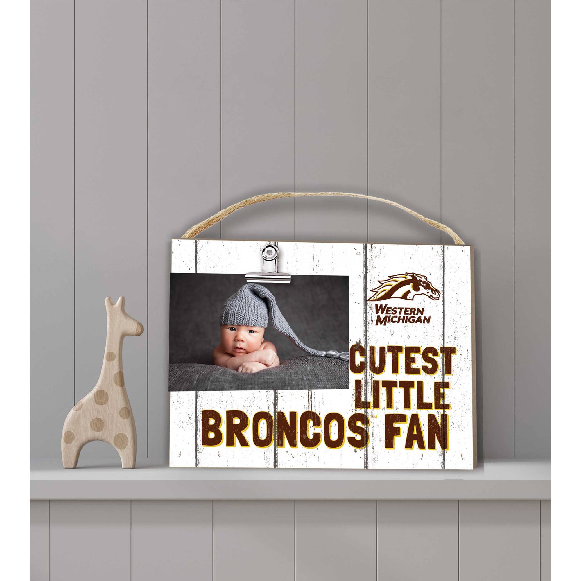 Jardine Western Michigan Broncos 8'' x 10'' Cutest Little Fan Weathered ...