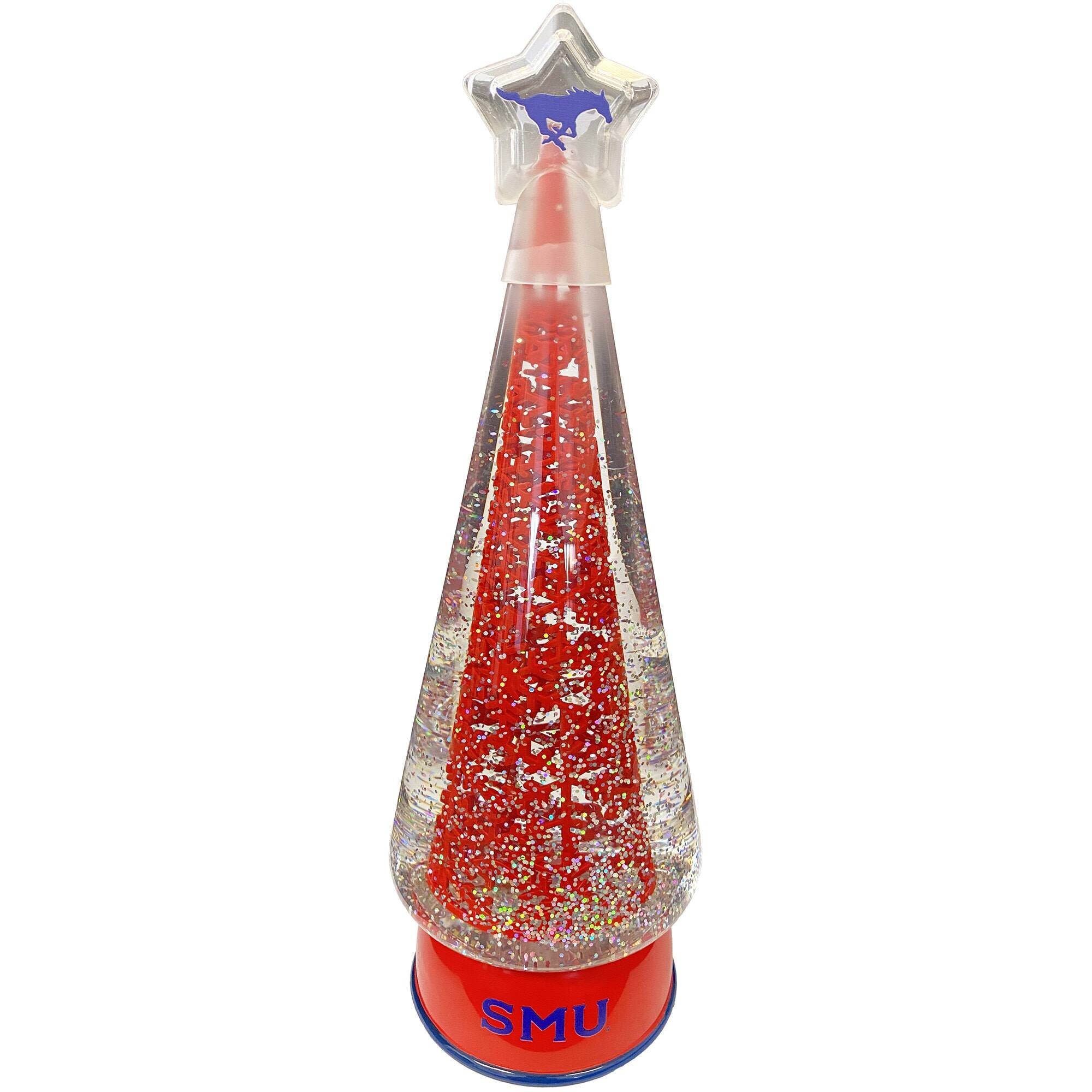 Santa's Workshop SMU Mustangs 12" Tree Globe Red 203342708 - Best Buy