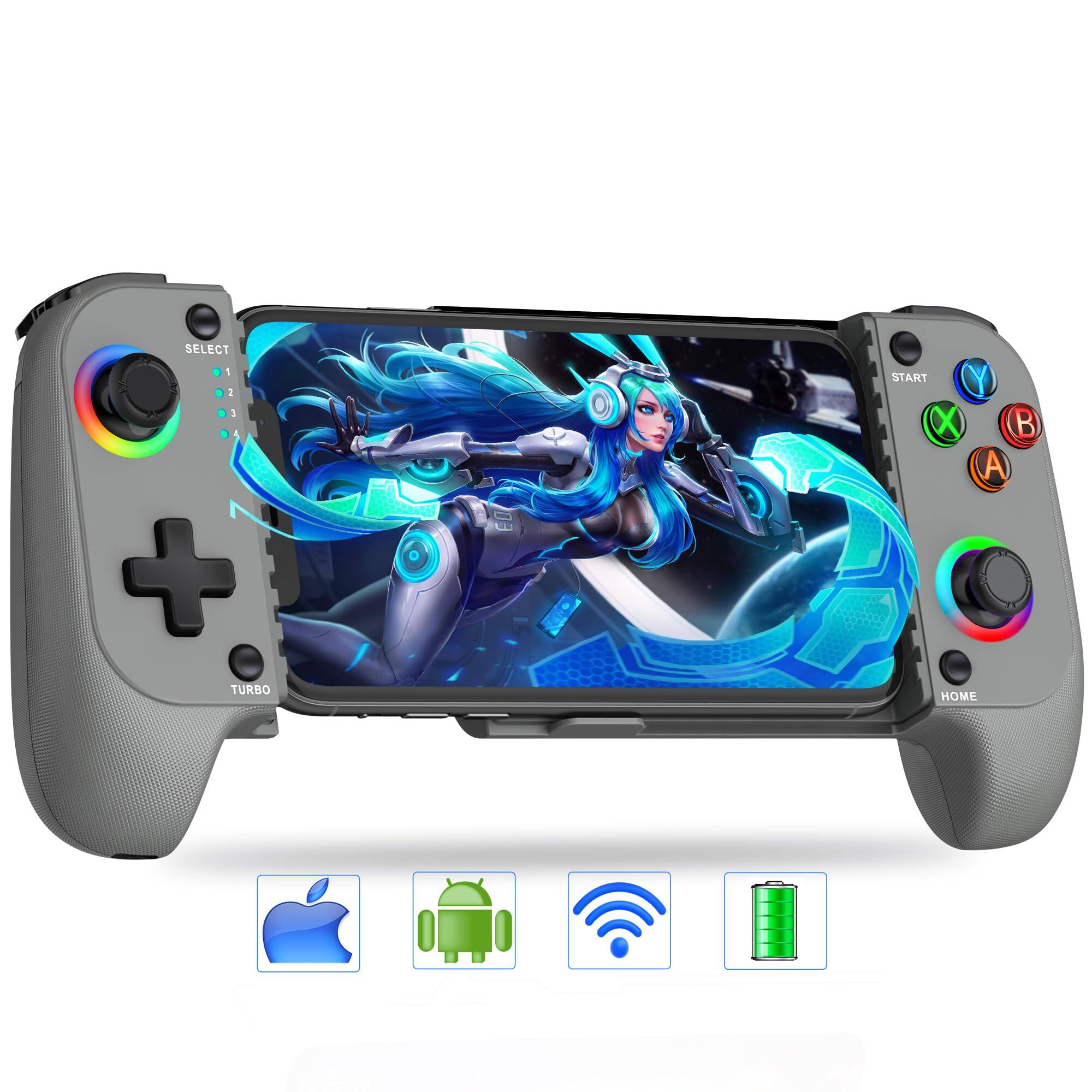 HM 1810 Wireless Phone Mobile Gaming Controller For Iphone/android Turn ...
