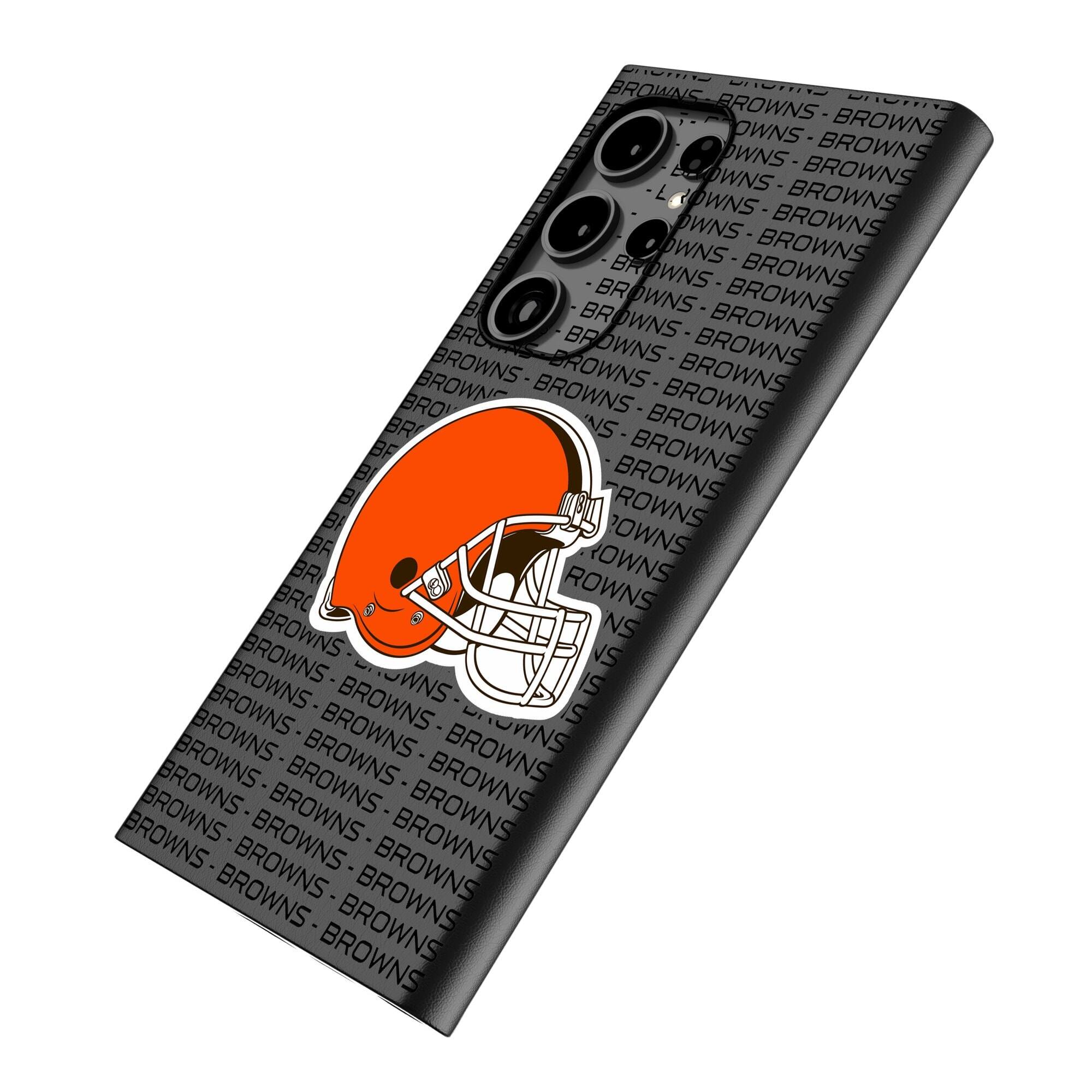 Keyscaper NFL Cleveland Browns Text Backdrop Galaxy Magnetic Bump Case ...