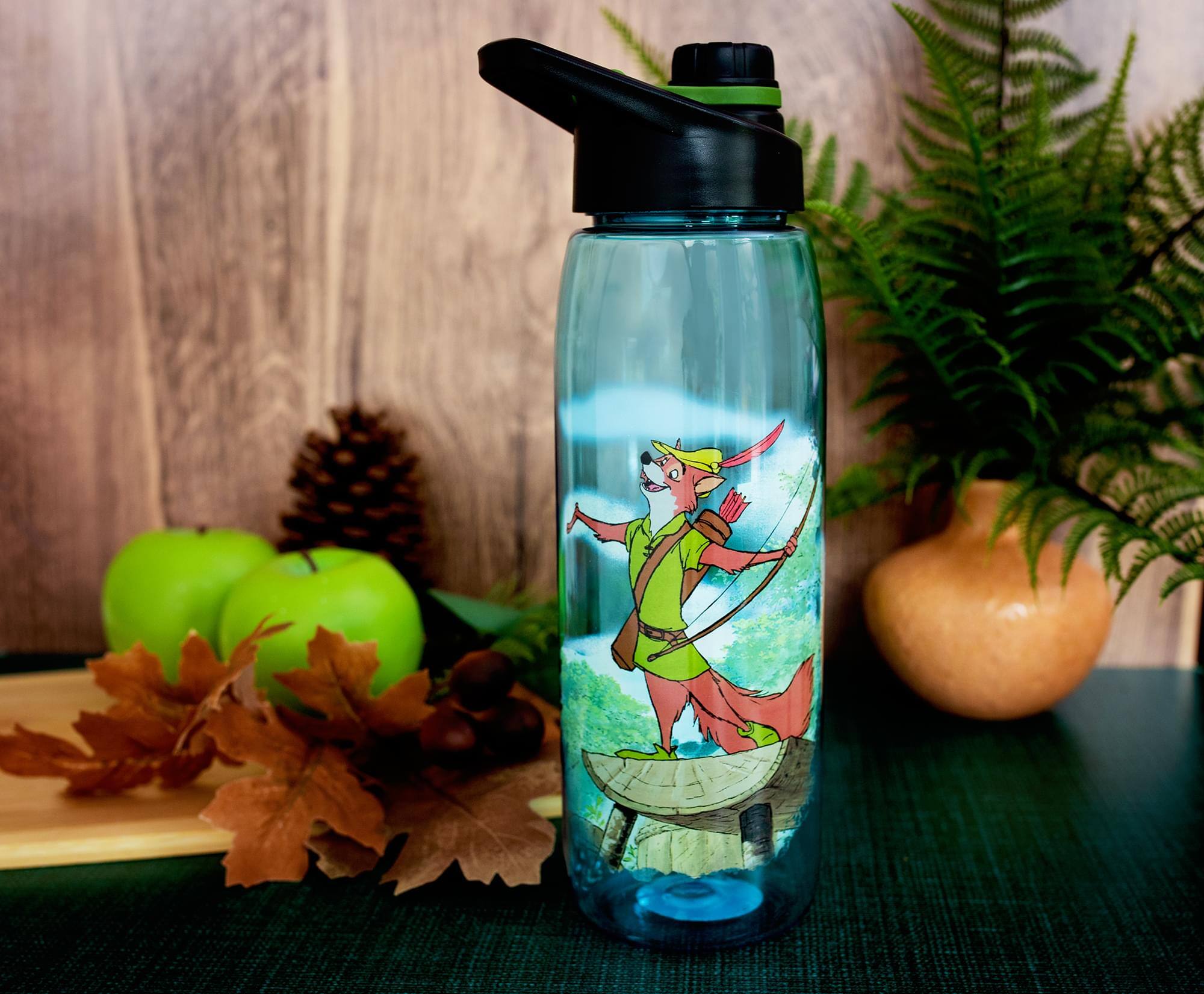 Silver Buffalo Disney Robin Hood "What A Good Day" Water Bottle with ...