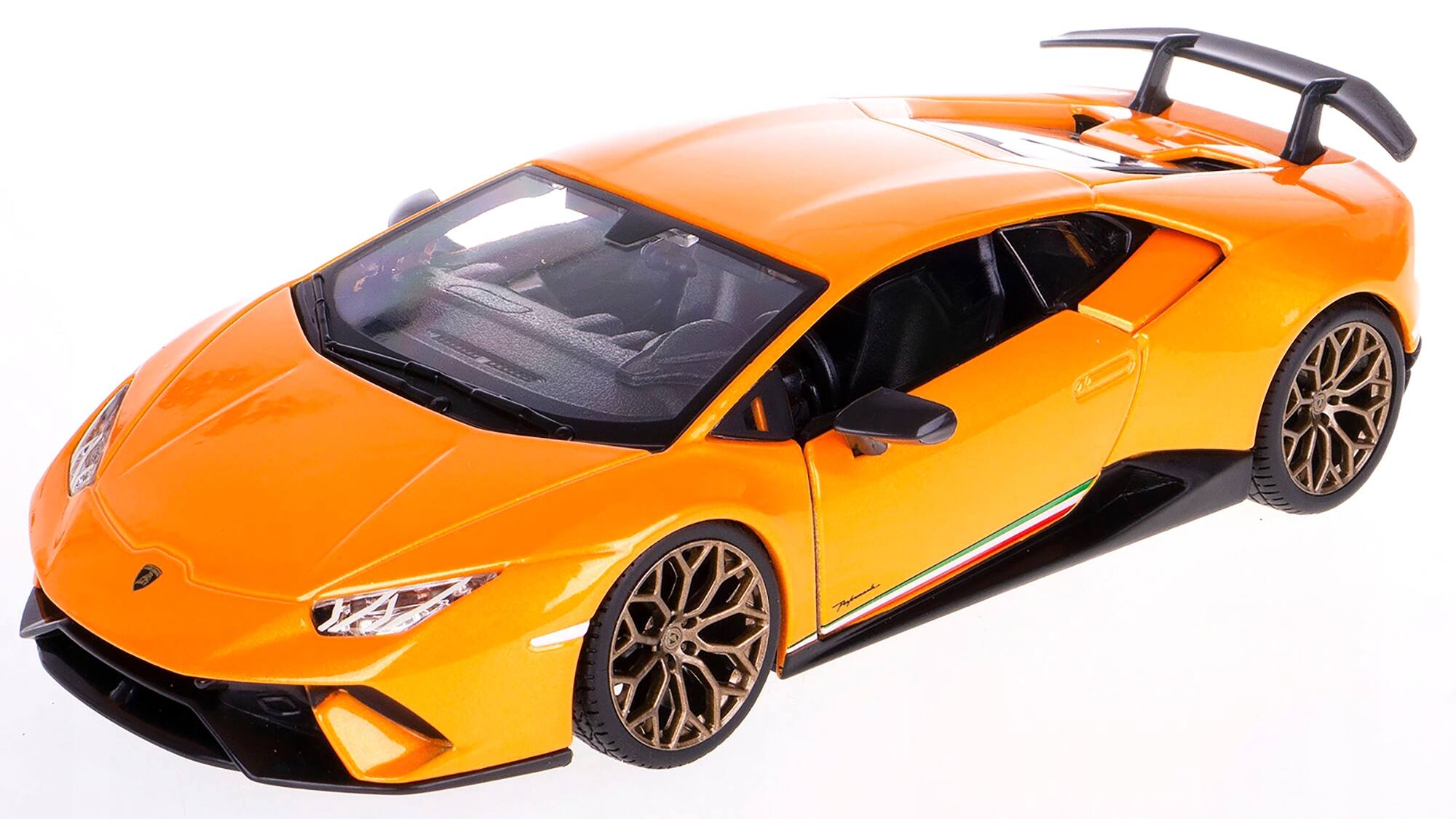 Lamborghini Huracan Performante Orange Metallic 1/24 Diecast Model Car ...
