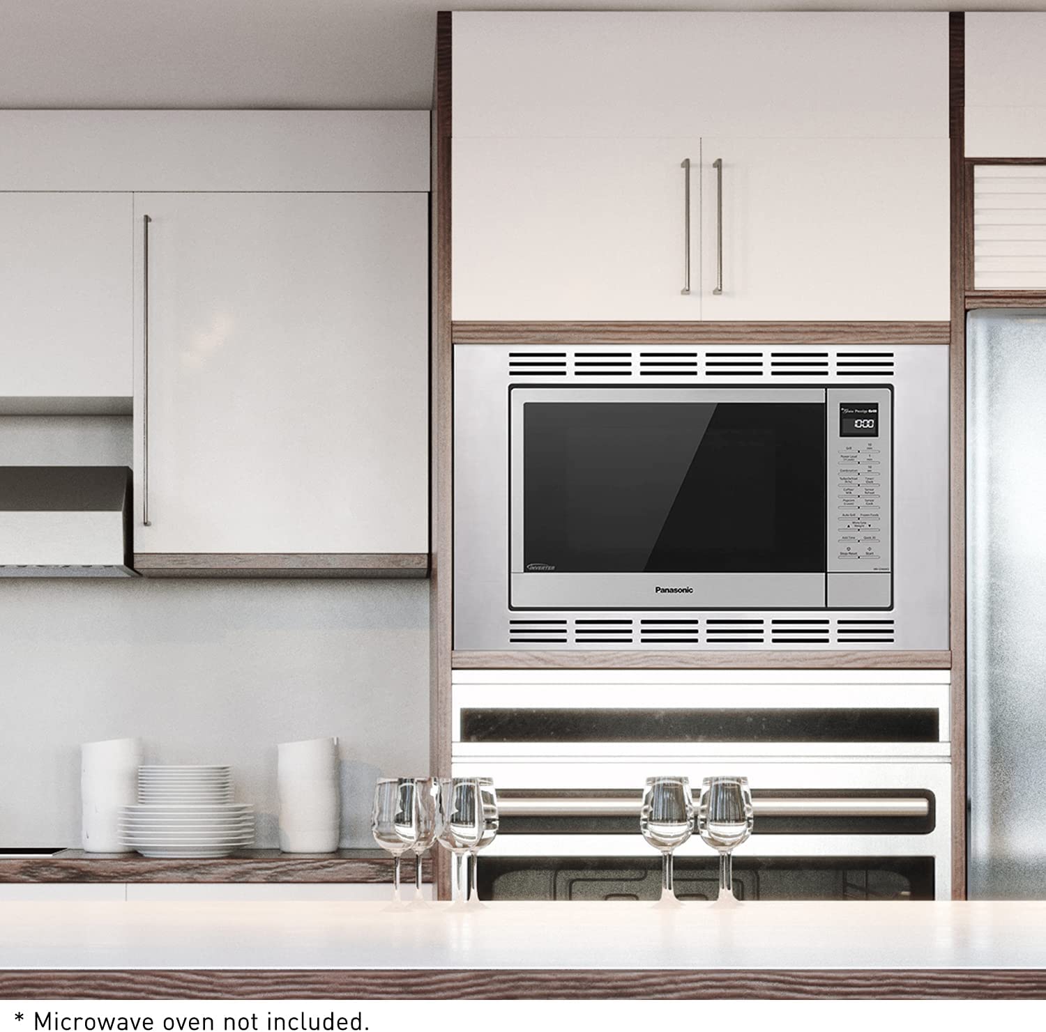 Customer Reviews: Panasonic NN-TK623GS 27" Trim Kit for NN-GN68KS 1.1 cu ft Microwave Ovens ...