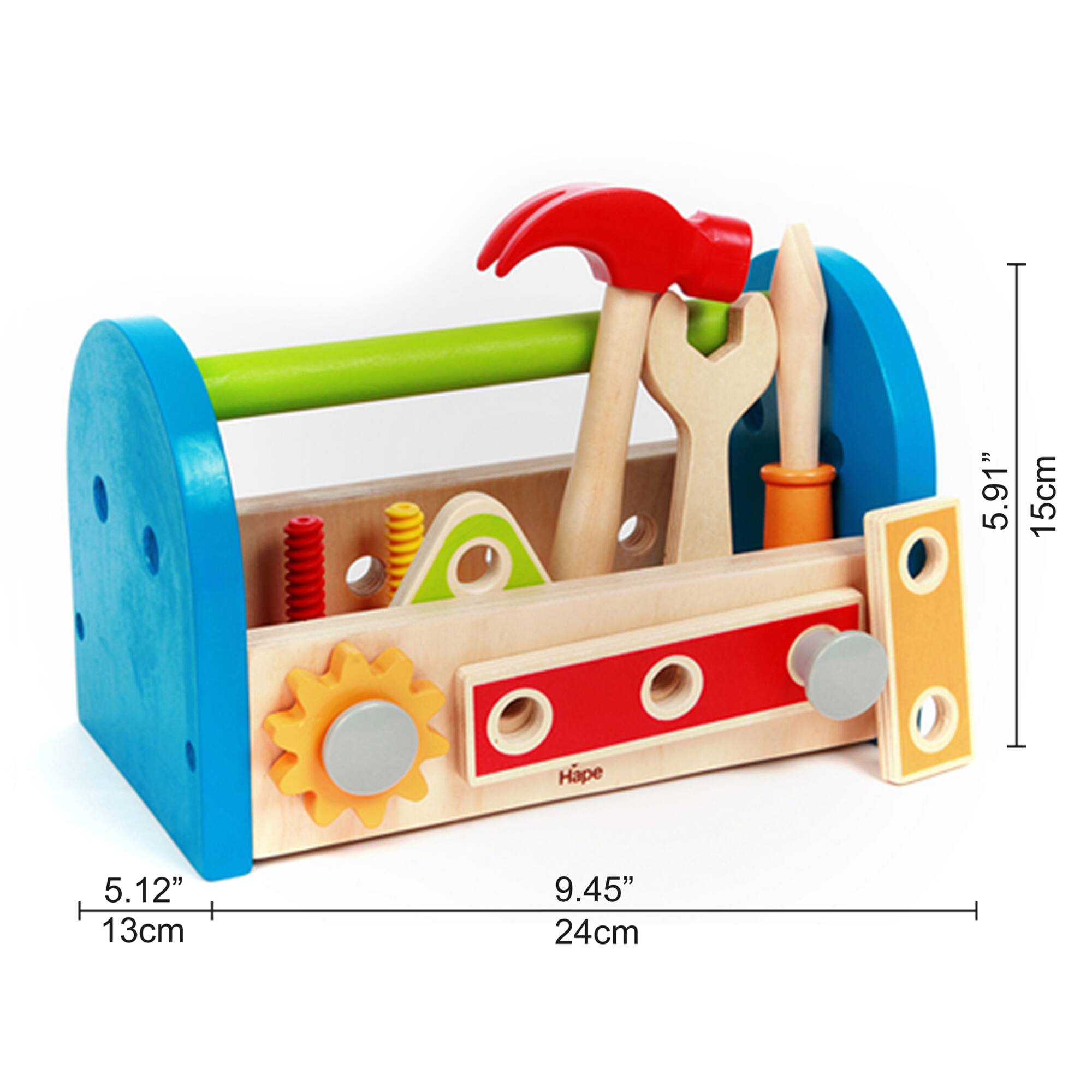 Best Buy: Hape Fix It Kid's Wooden Tool Box Play Set W/ Accessories ...
