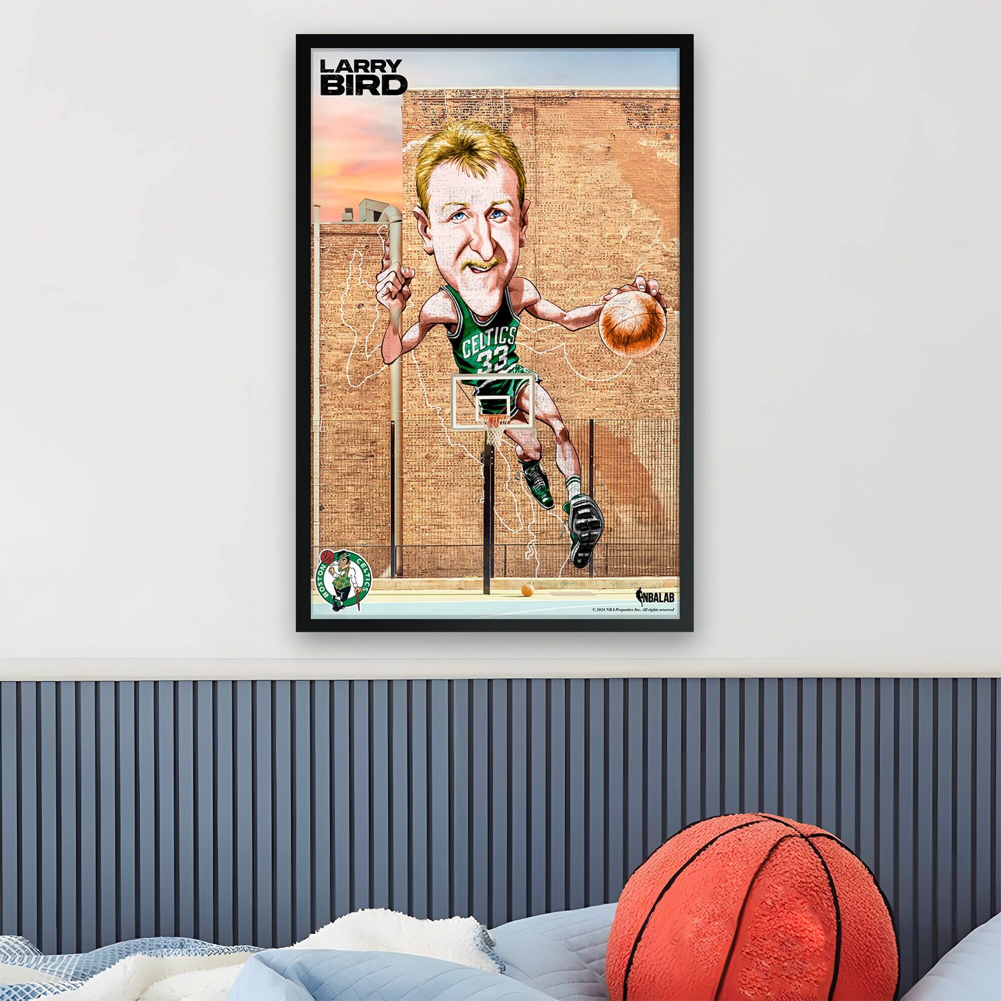 Sporticulture Larry Bird Boston Celtics Framed 14" x 20" Player ...