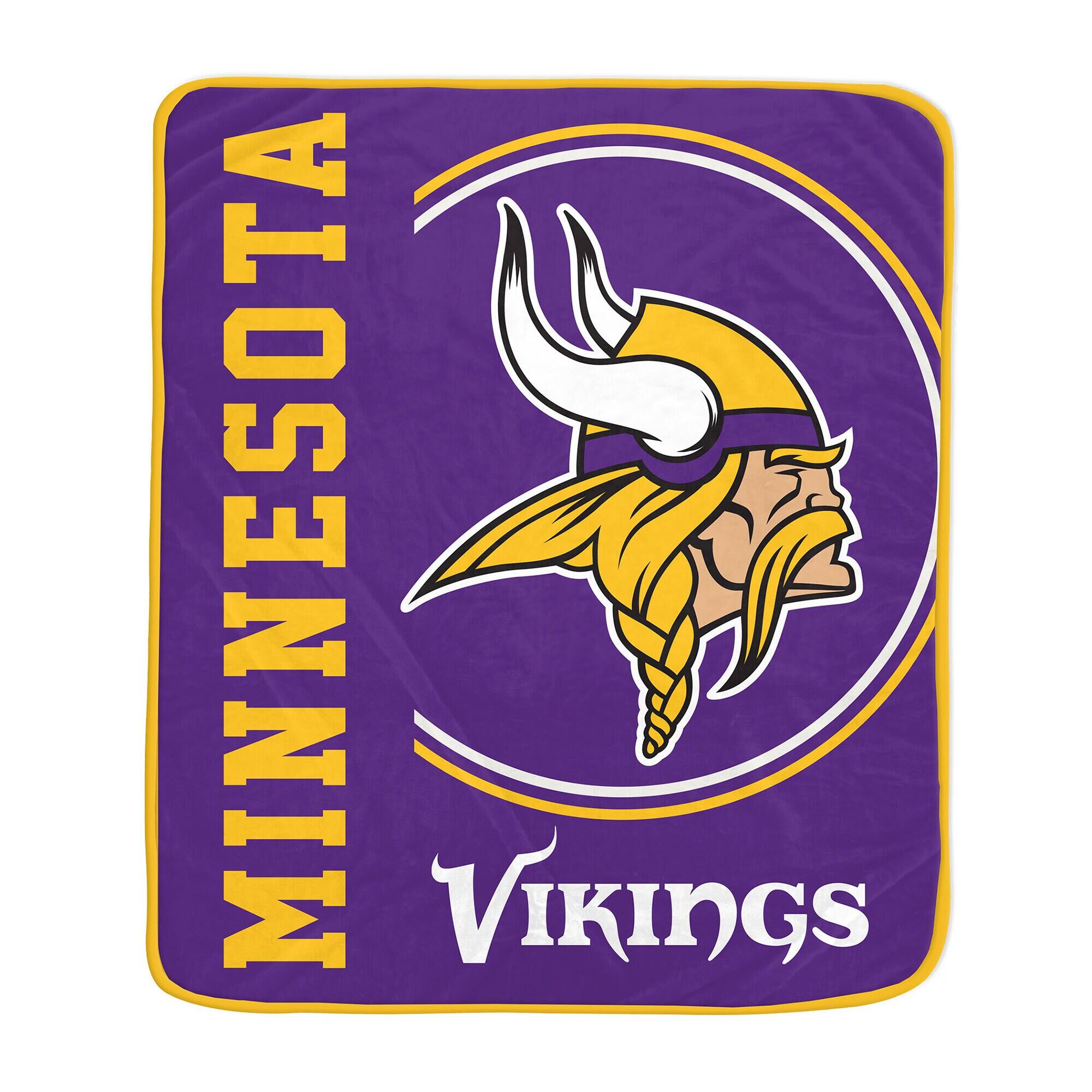Pegasus Minnesota Vikings 50" x 60" Keep It Simple Ultra Soft Blanket Multicolor 203281953 ...