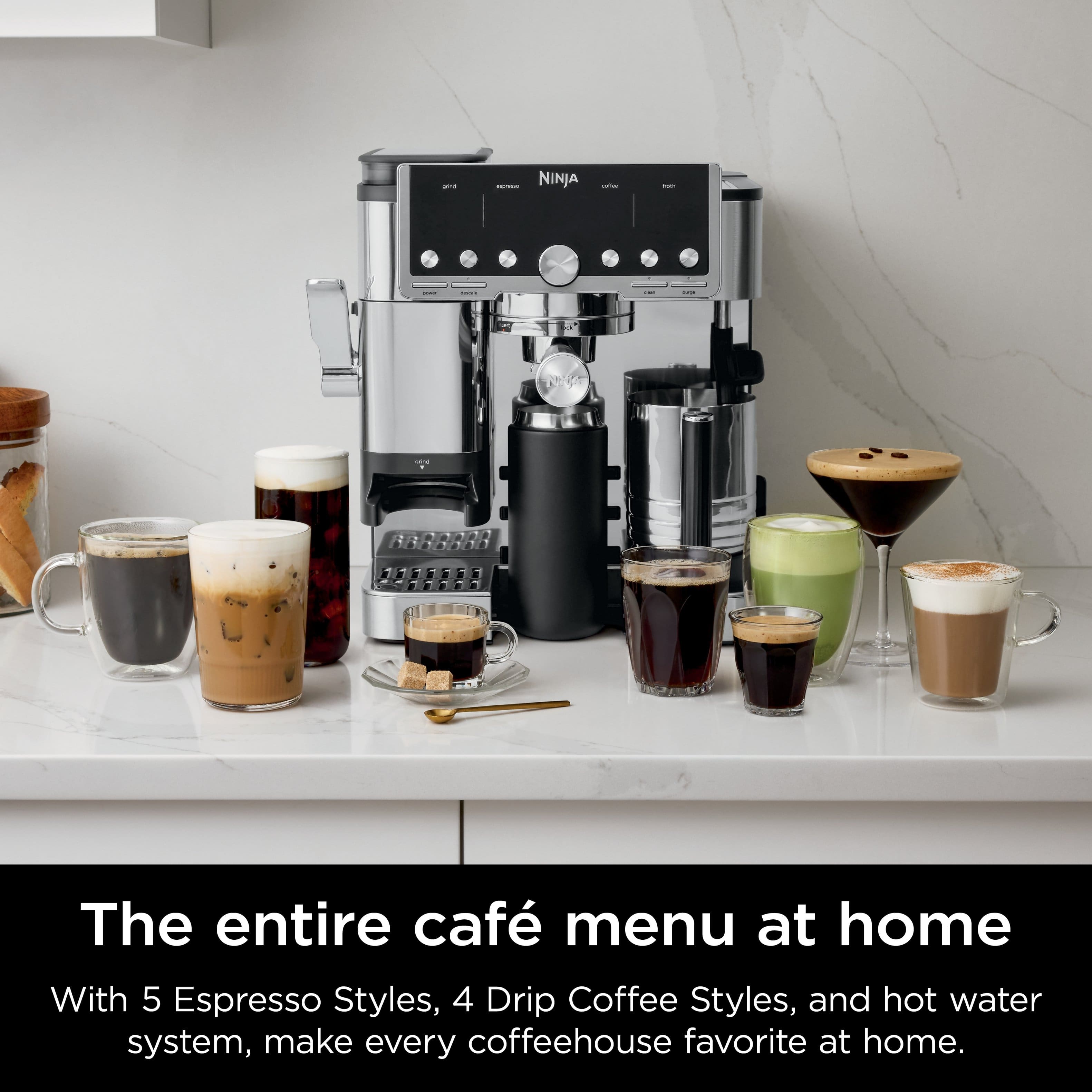 Customer Reviews: Ninja Luxe Café Pro Series 4 in 1 Espresso, Drip ...