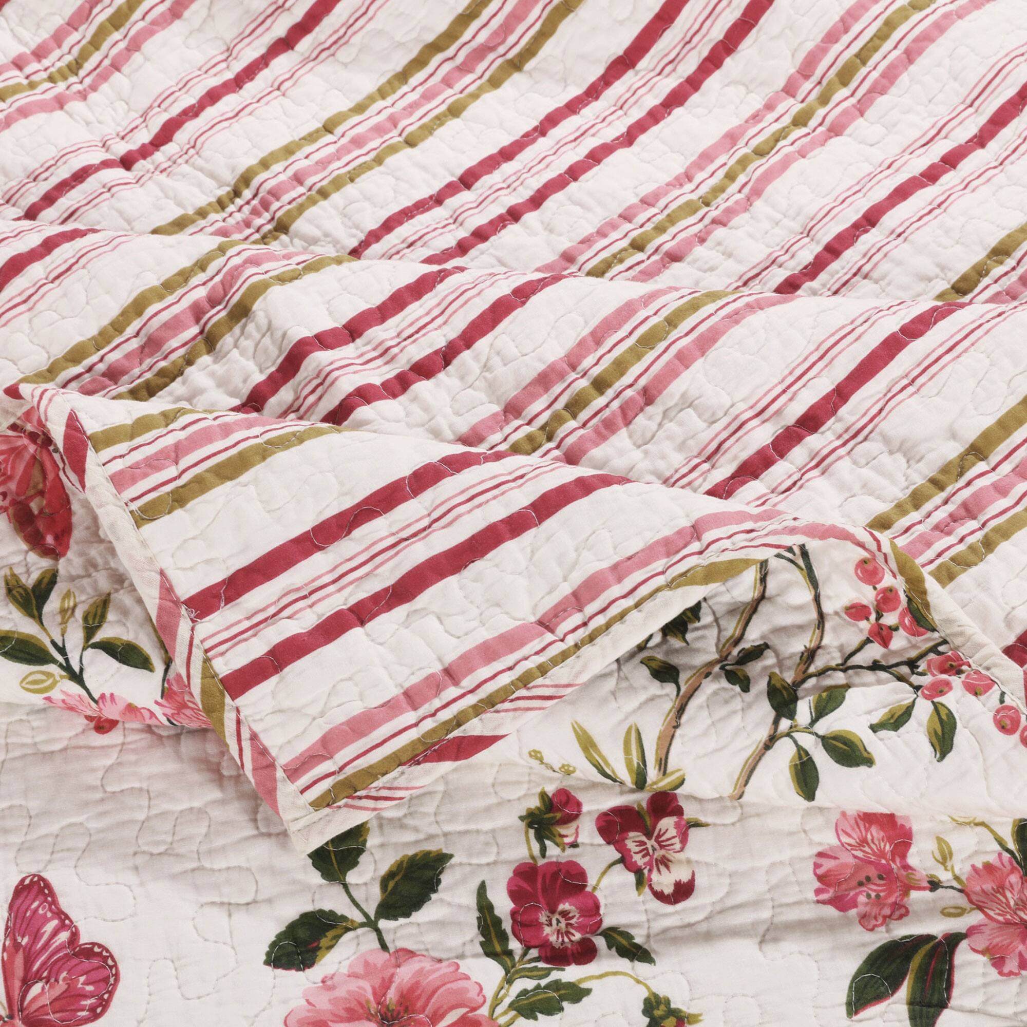 Greenland Home Fashions Greenland Home Fashion Butterflies Quilt And ...