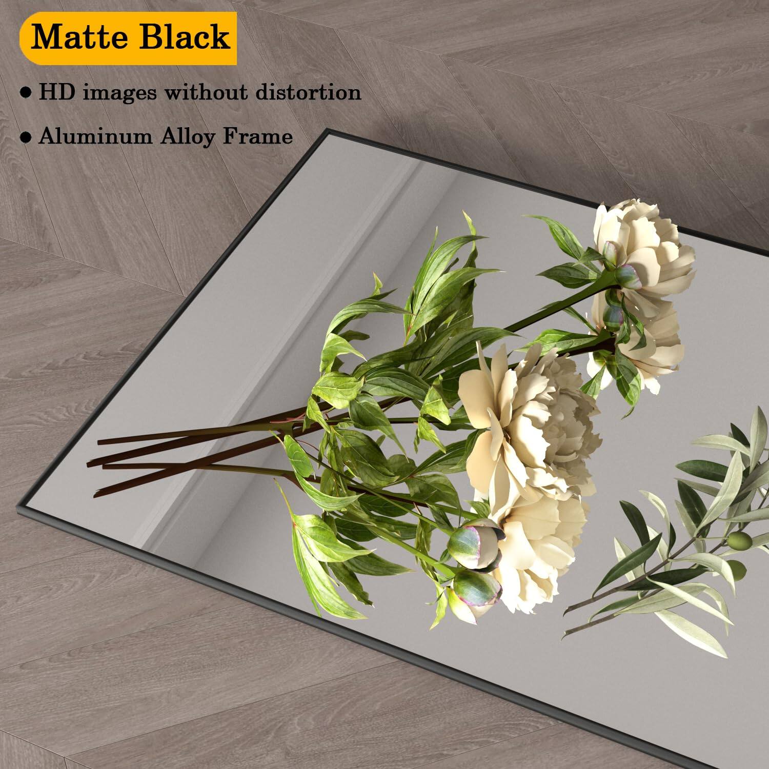 Live At Space Full Length Mirror Floor Large 57"x24"black Body ...