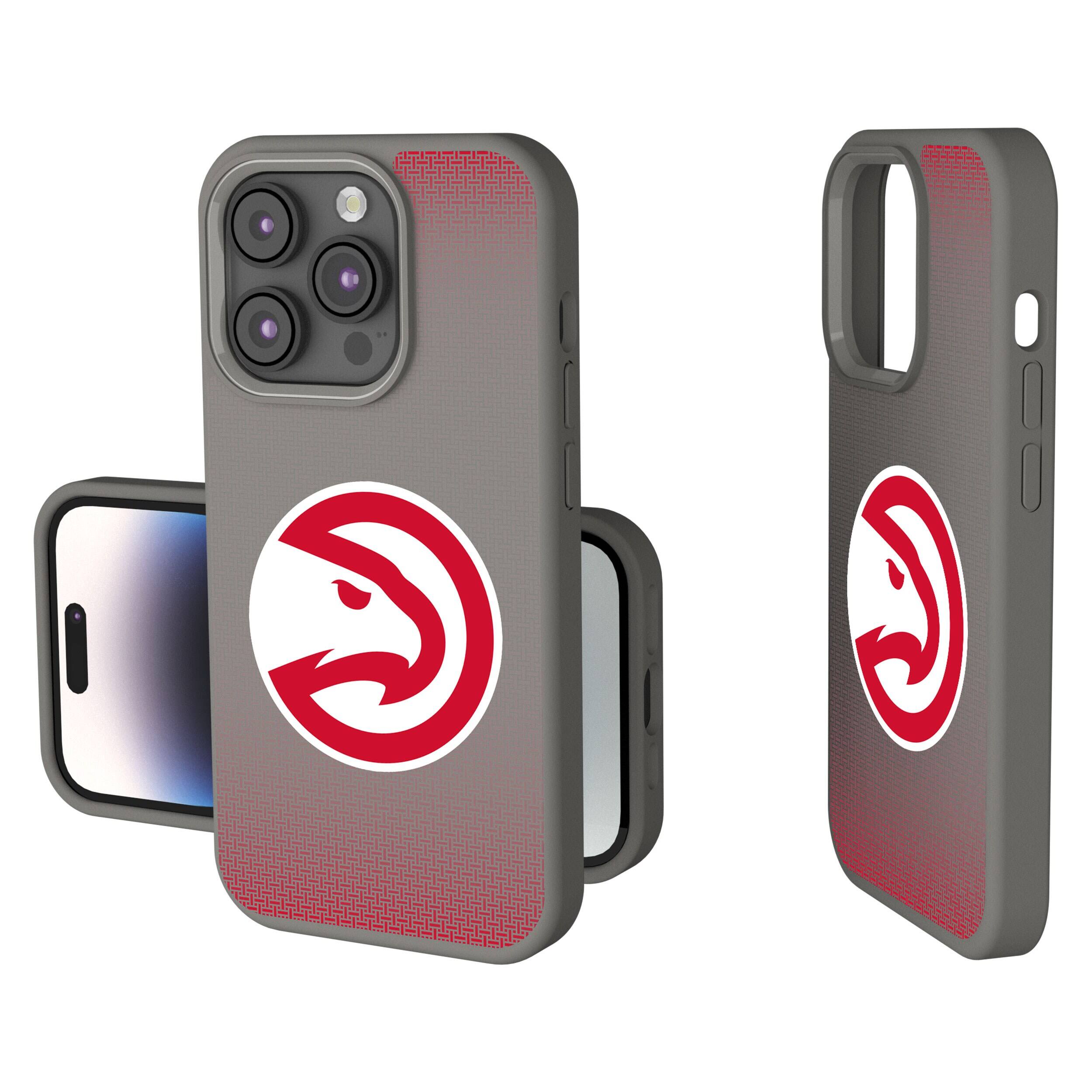 Keyscaper NBA Atlanta Hawks Linen Logo iPhone Soft Touch Case 14 Gray ...