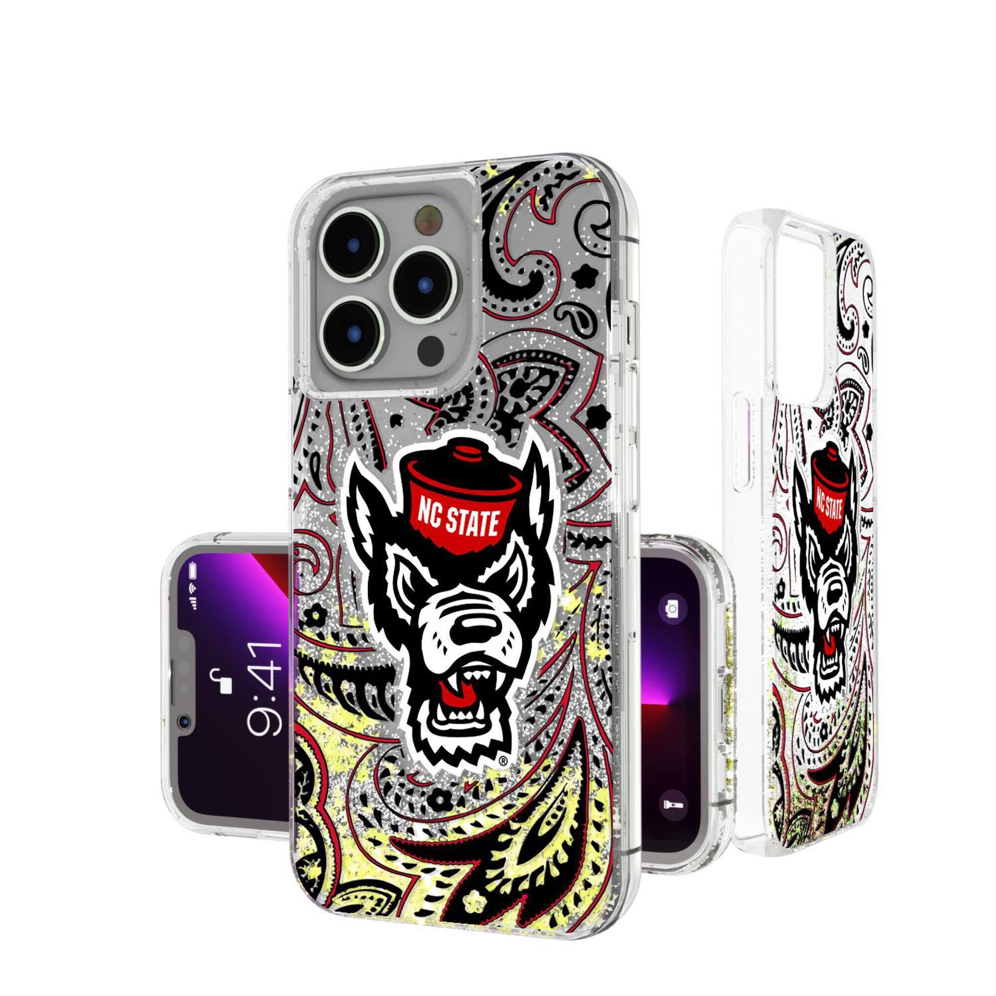 Keyscaper NCAA NC State Wolfpack Memories Print iPhone Glitter Case 13 ...