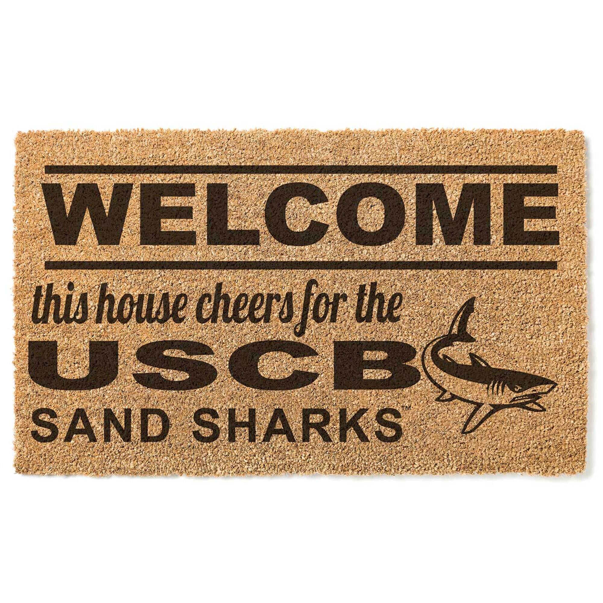 Jardine South Carolina Beaufort Sand Sharks 18" x 30" Welcome Doormat ...