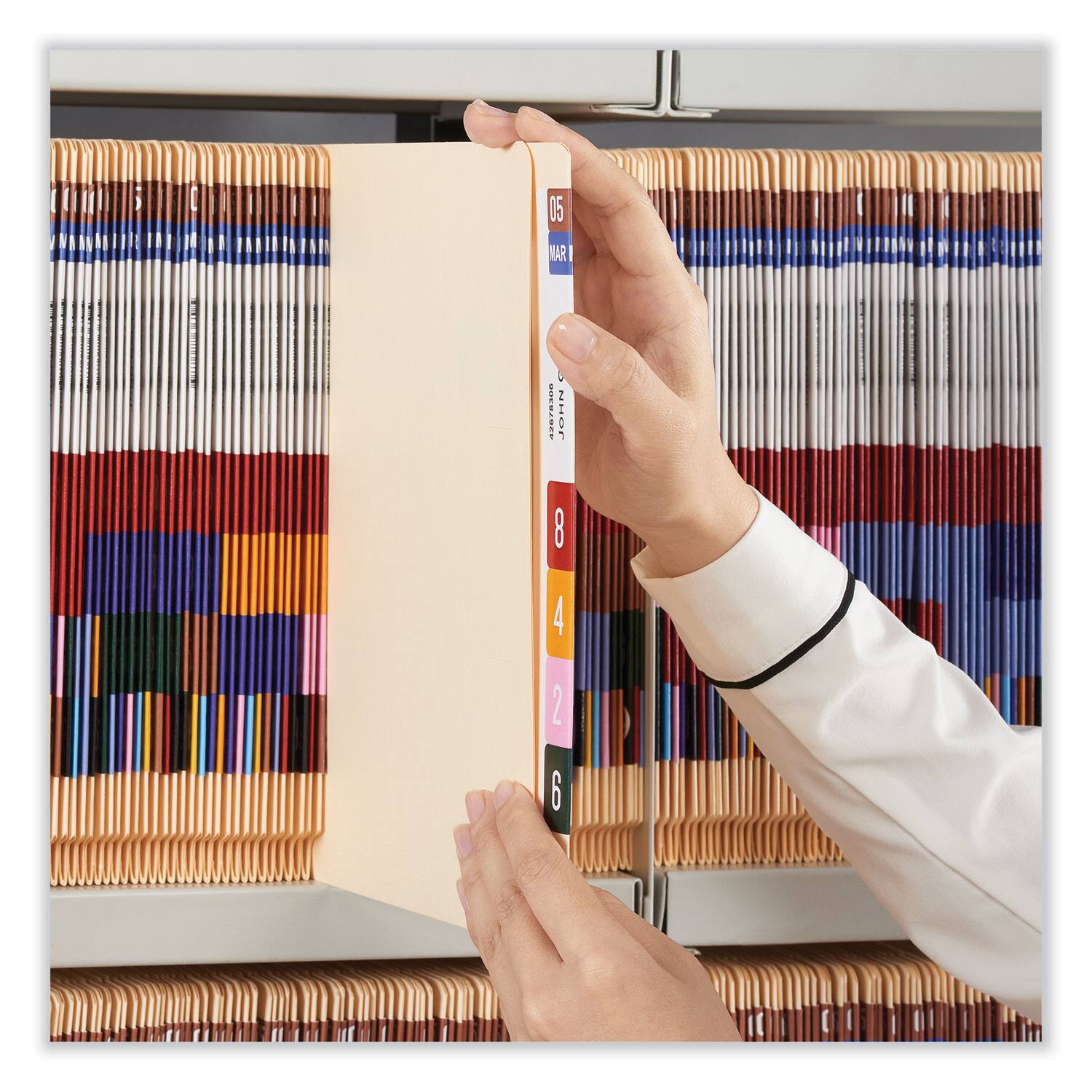 Universal Reinforced End Tab Fastener Folders 0.75 Expansion 2 ...