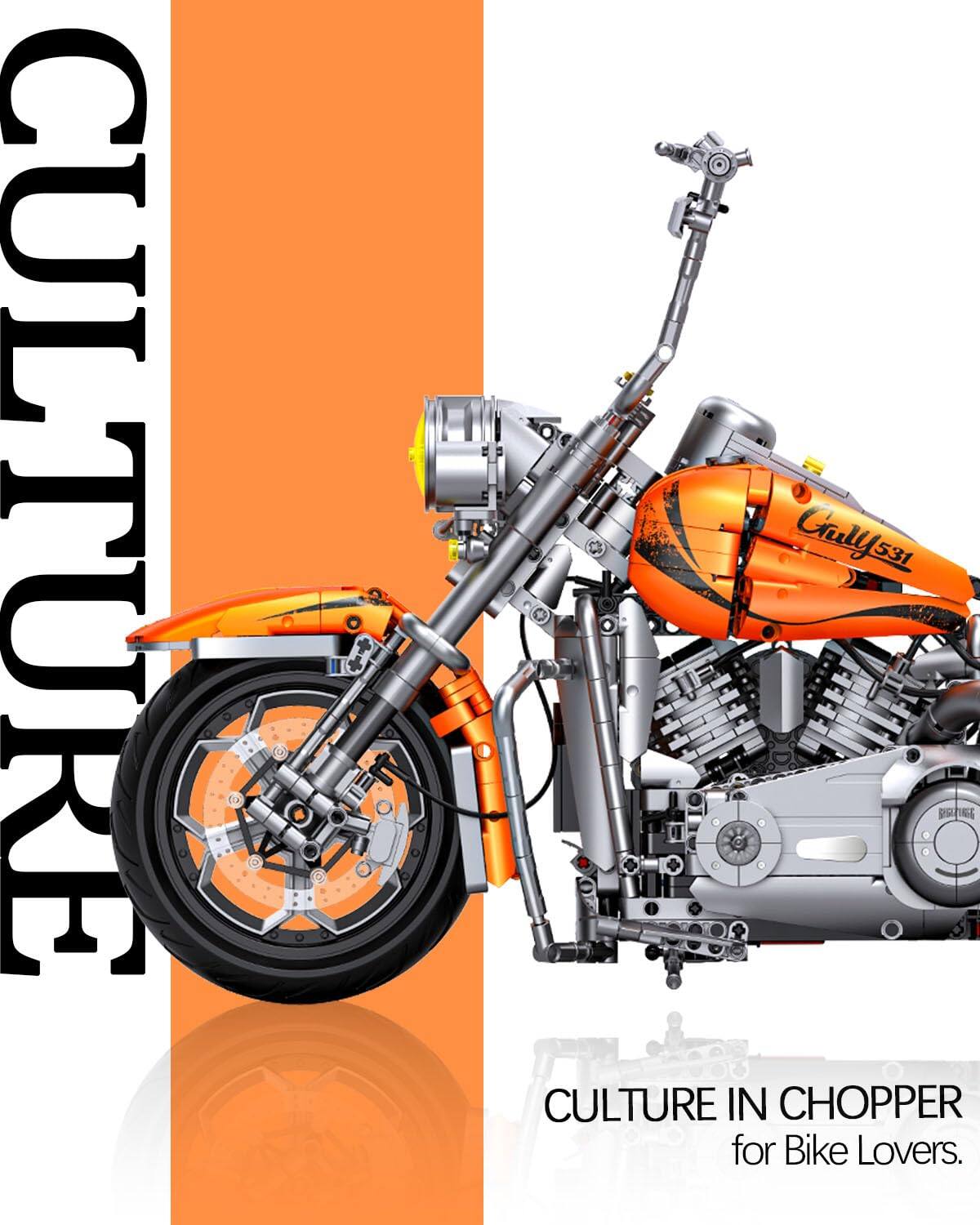 Leash Valley 1 5 Motercycle Big Building 21 In Length Authentically Detailed Build And Car For ...