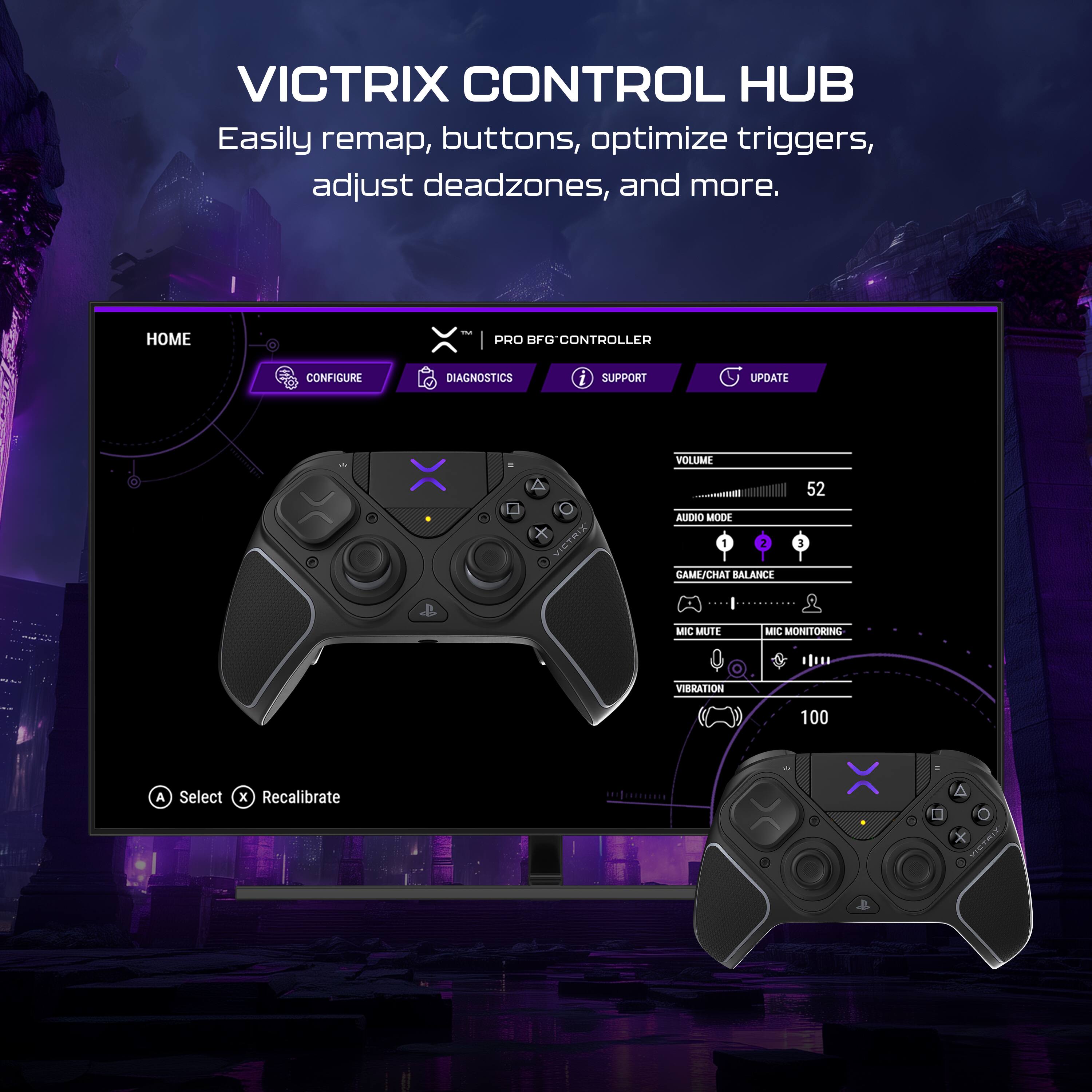 Turtle Beach Victrix Pro BFG Reloaded Wireless Modular Controller for PlayStation 5, PlayStation ...