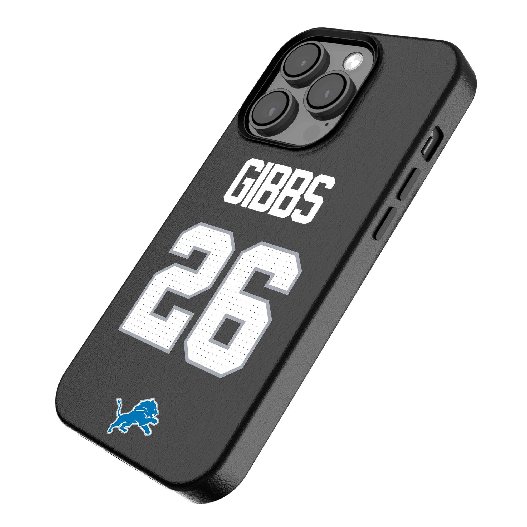 Keyscaper NFL Jahmyr Gibbs Detroit Lions iPhone Magnetic Bump Case 16 ...