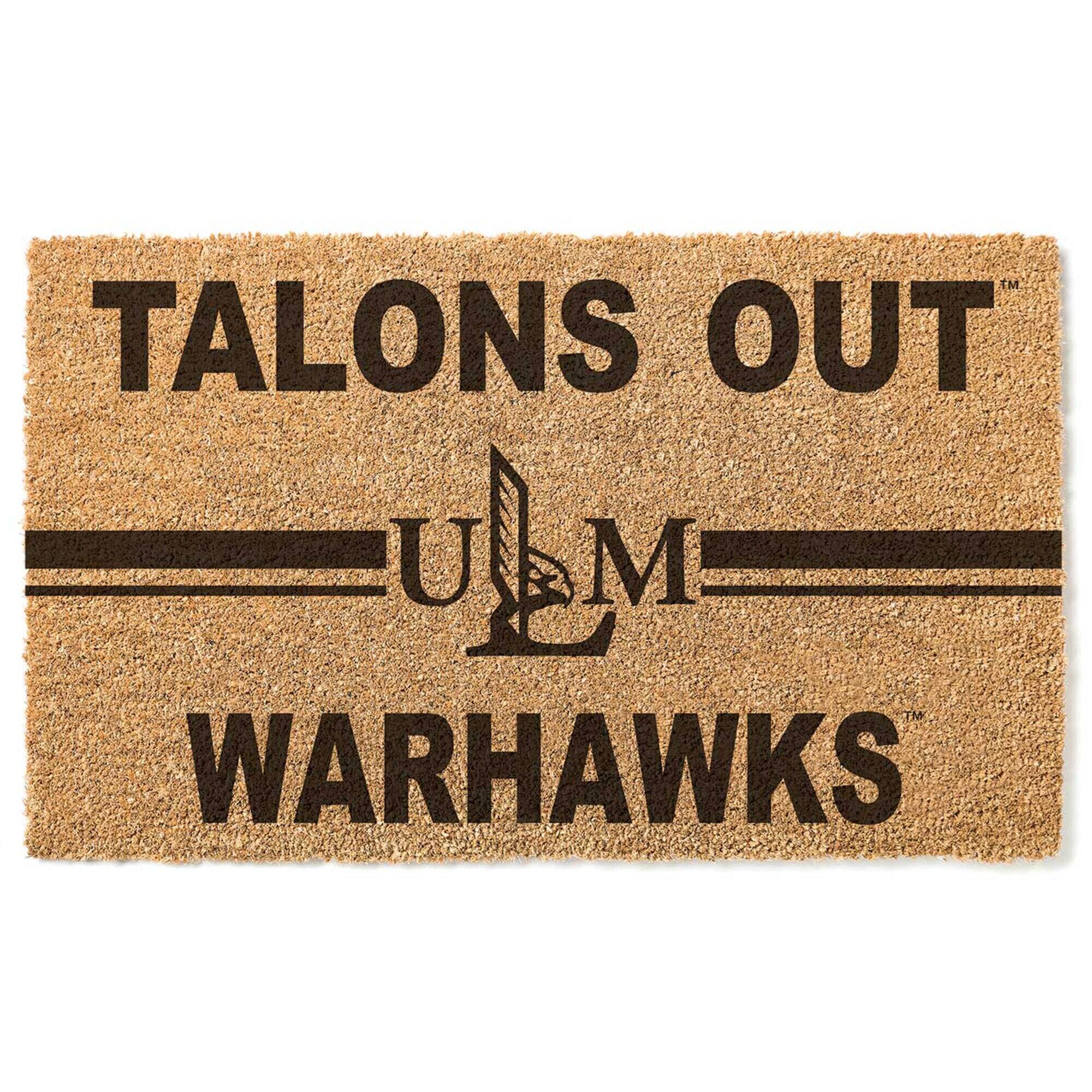 Jardine ULM Warhawks 18" x 30" Team Logo Doormat Brown 200125731 - Best Buy