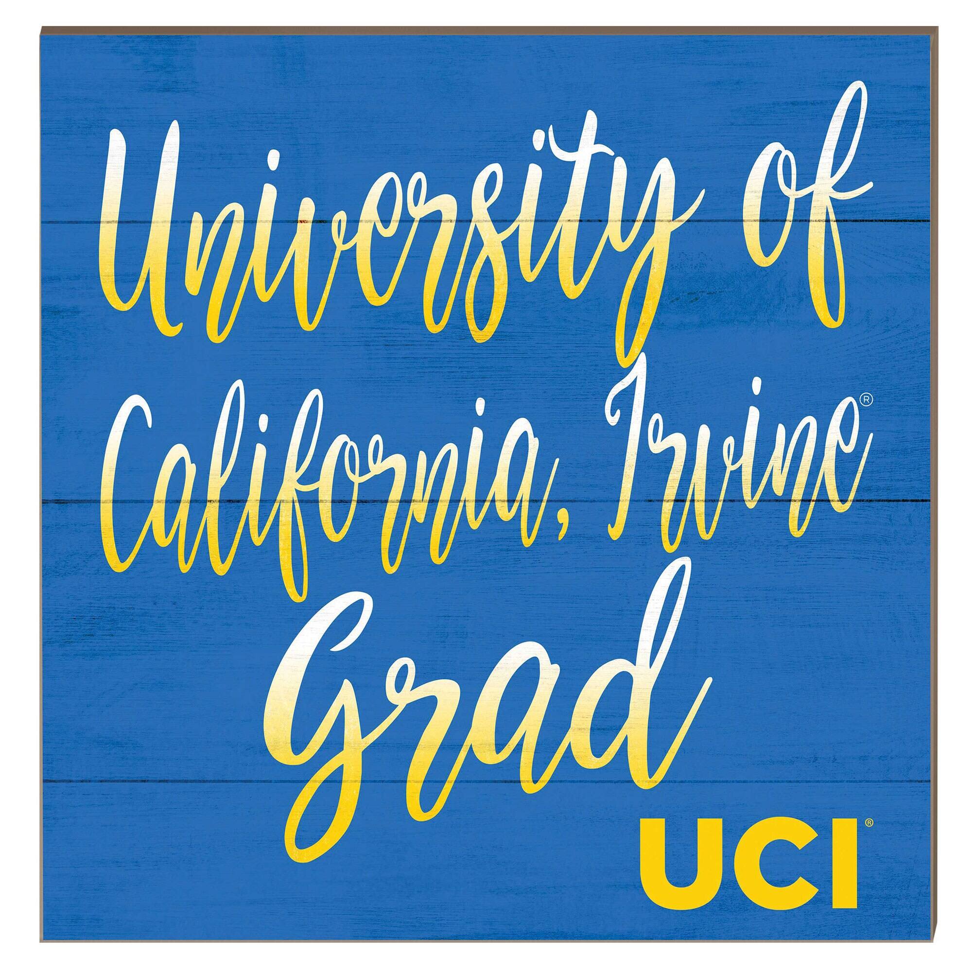 Jardine UC Irvine Anteaters 10" x 10" Grad Plaque Navy 200834909 - Best Buy