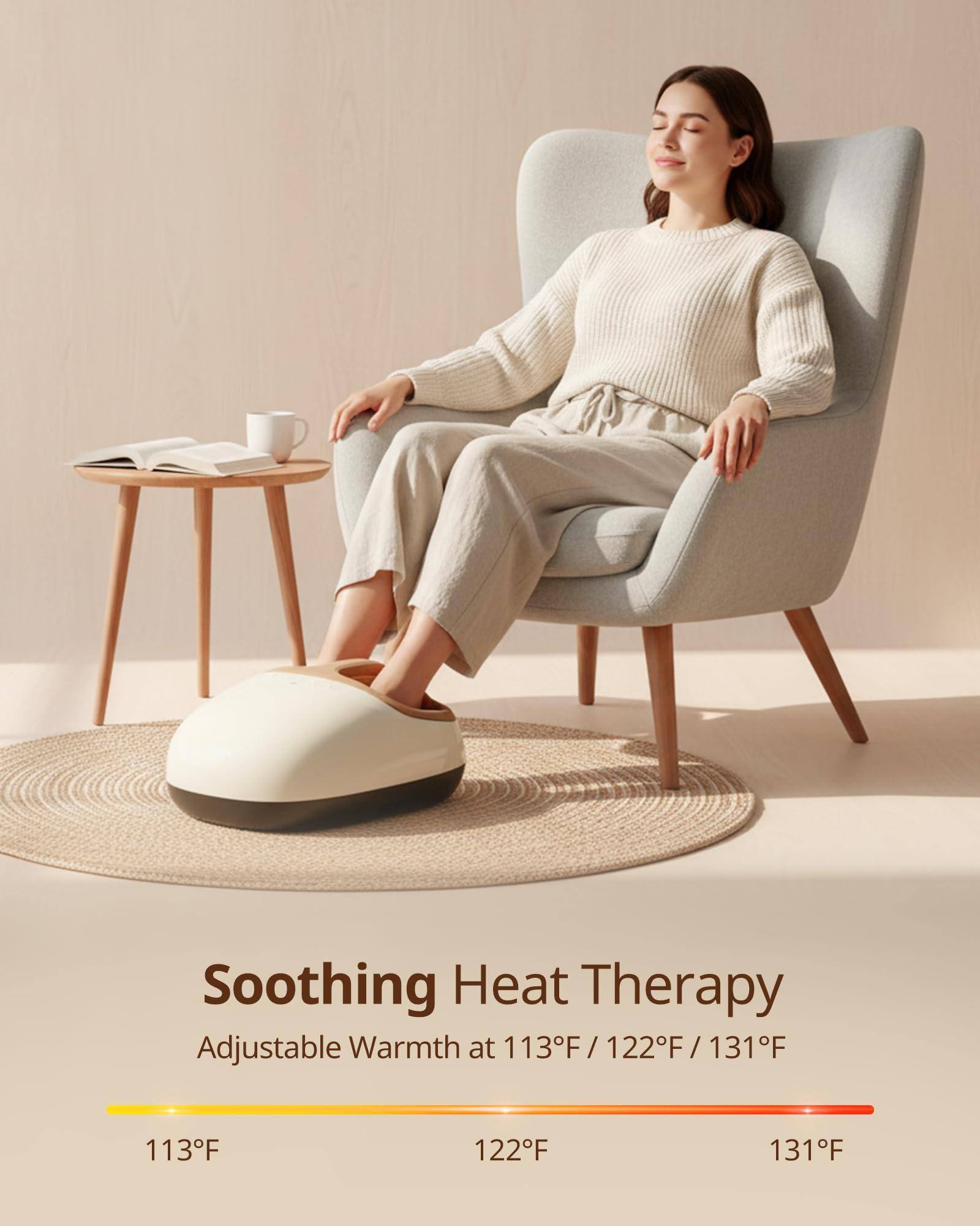 The Best Inks Shiatsu Foot Machine With 3 level Heat Deep Kneading Air ...