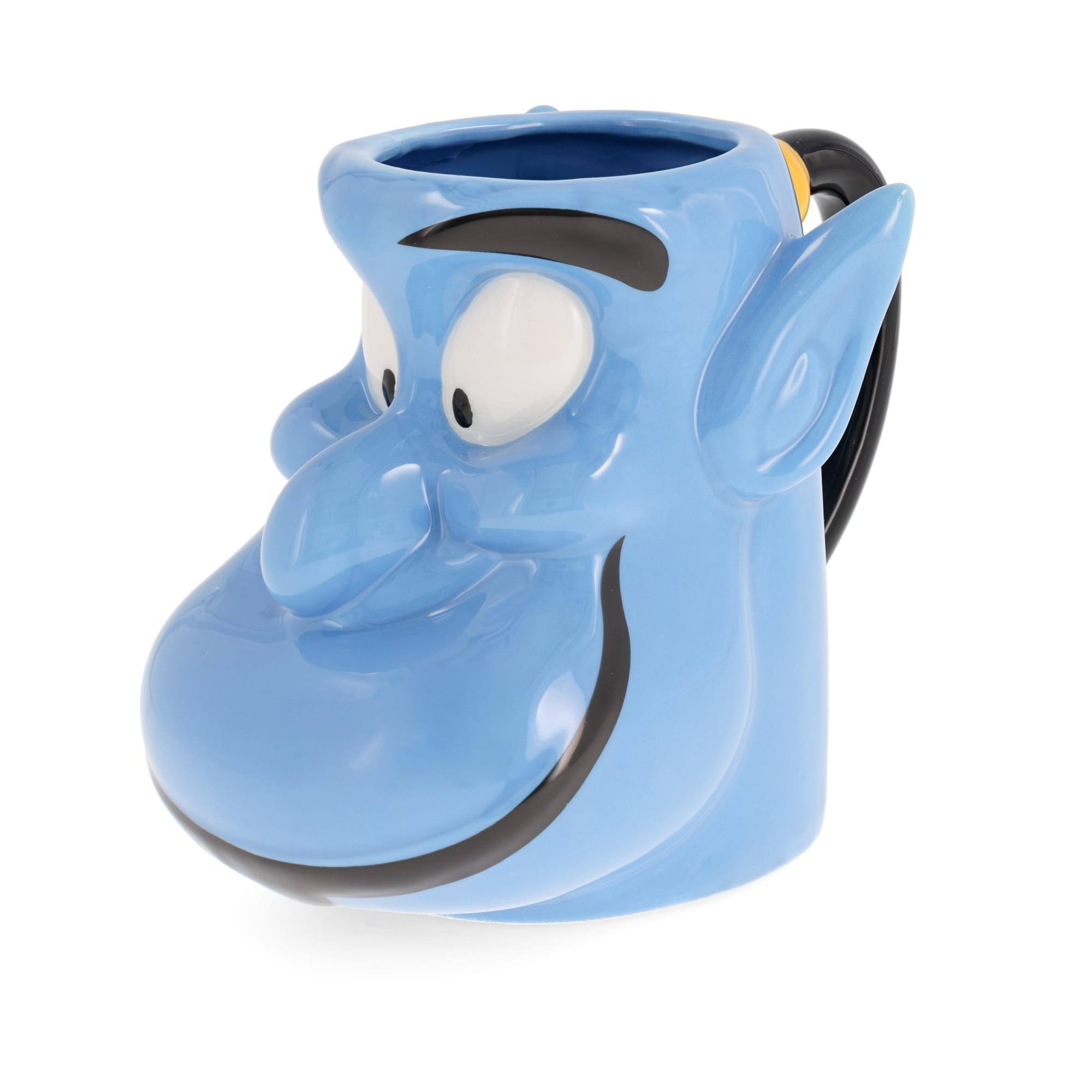 Disney Aladdin Genie 3D Sculpted Ceramic Mug | Holds 22 Ounces Blue ...