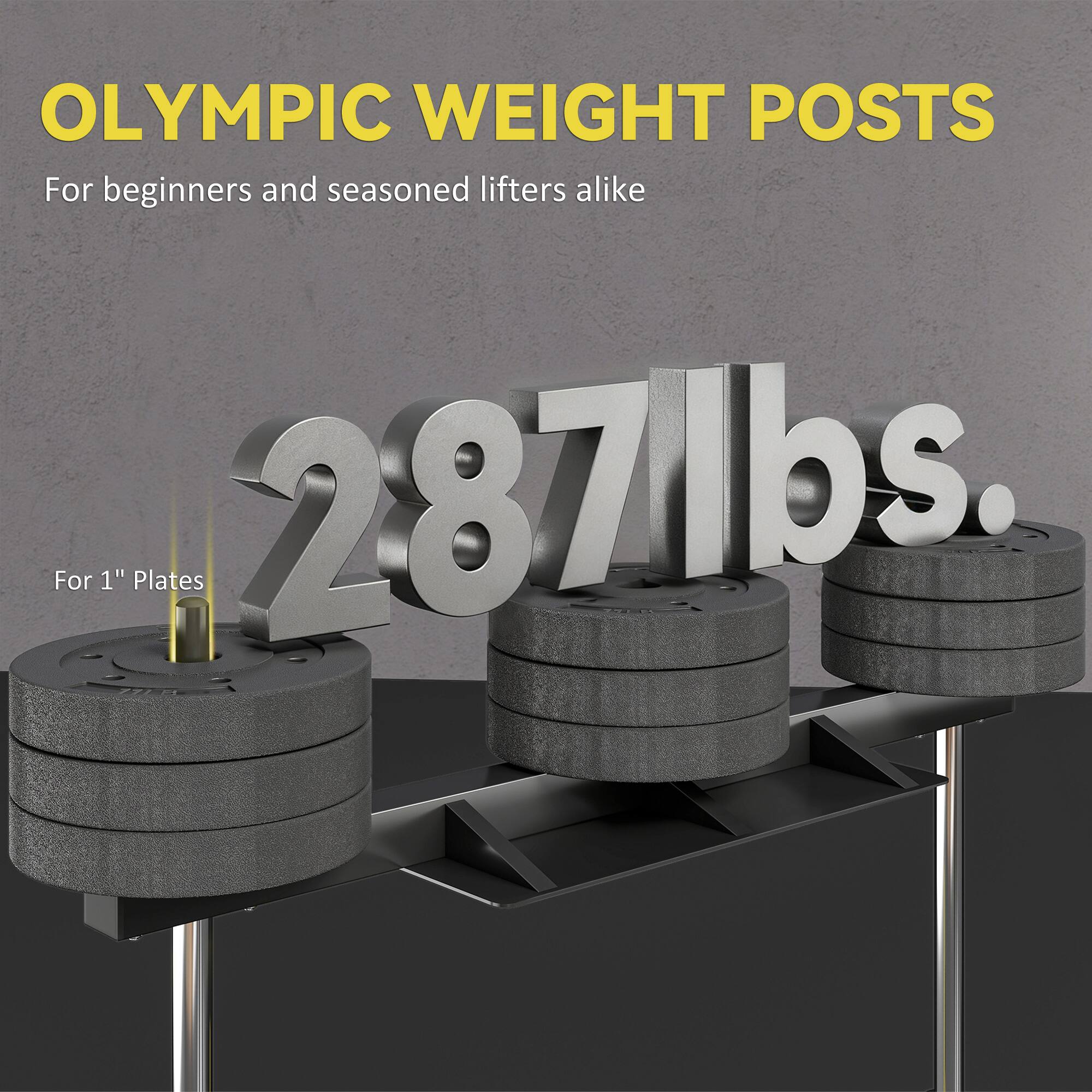 Soozier Leg Press Machine with Adjustable Leg, Back, and Head Positions ...