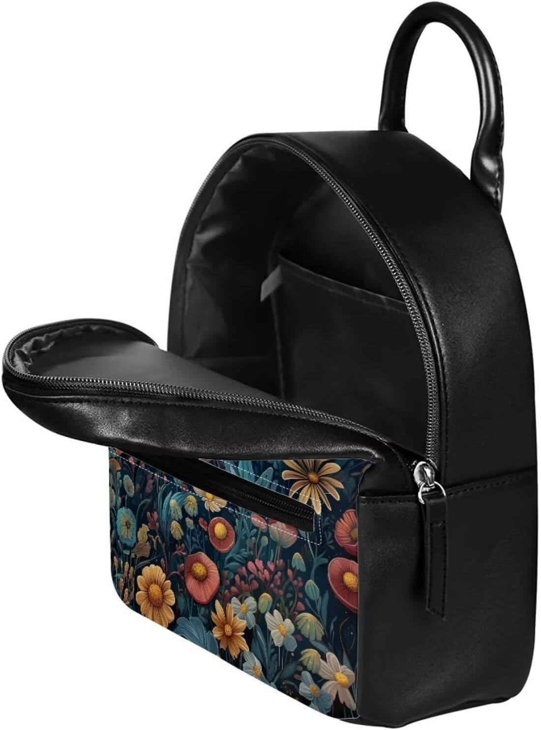 Live At Space Cozeyat Backpack Purse Mushroom Small Women Leather ...