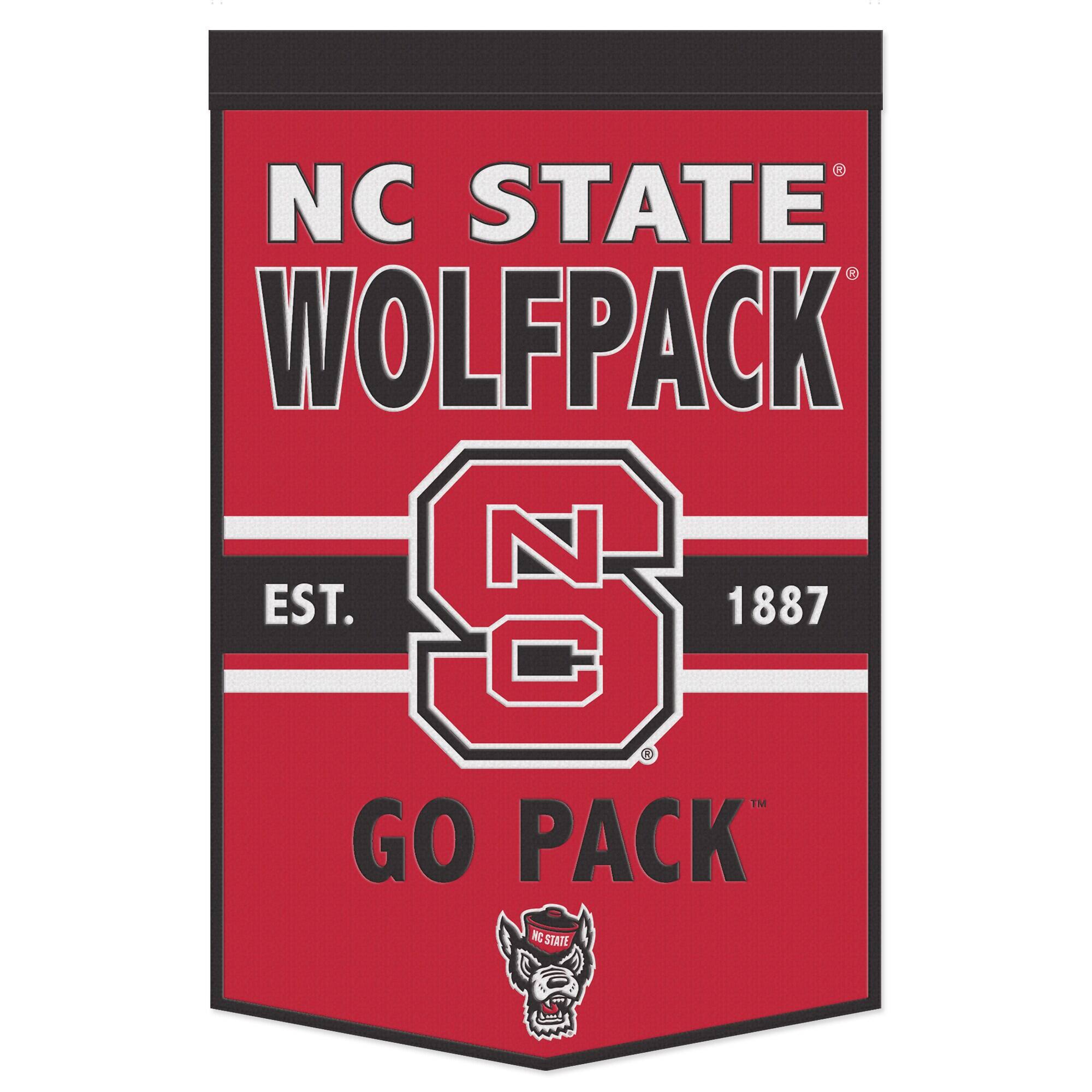 WinCraft NC State Wolfpack 24" x 38" Primary Logo Banner Multicolor ...