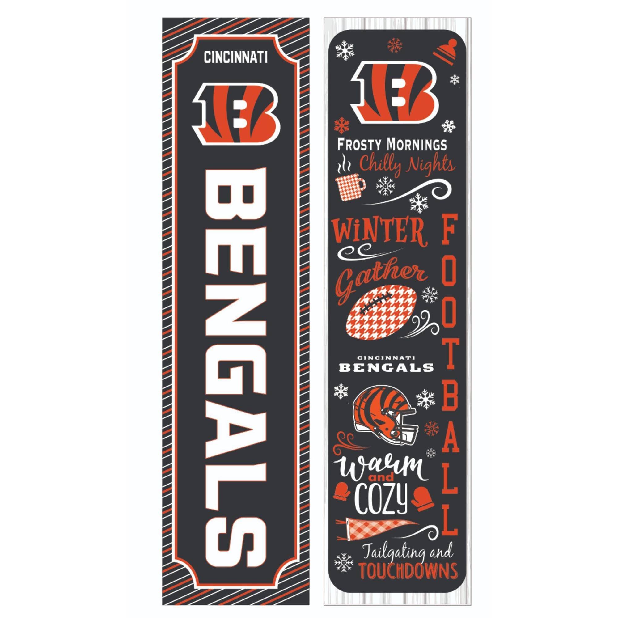 Evergreen Enterprises Cincinnati Bengals 47" Double Sided Winter Leaner ...