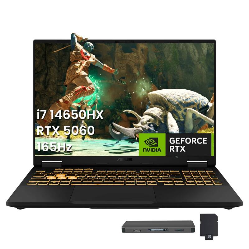 ASUS TUF 16" FHD+ Gaming Laptop,Intel i7 14650HX,64GB RAM,4TB SSD+1TB ...