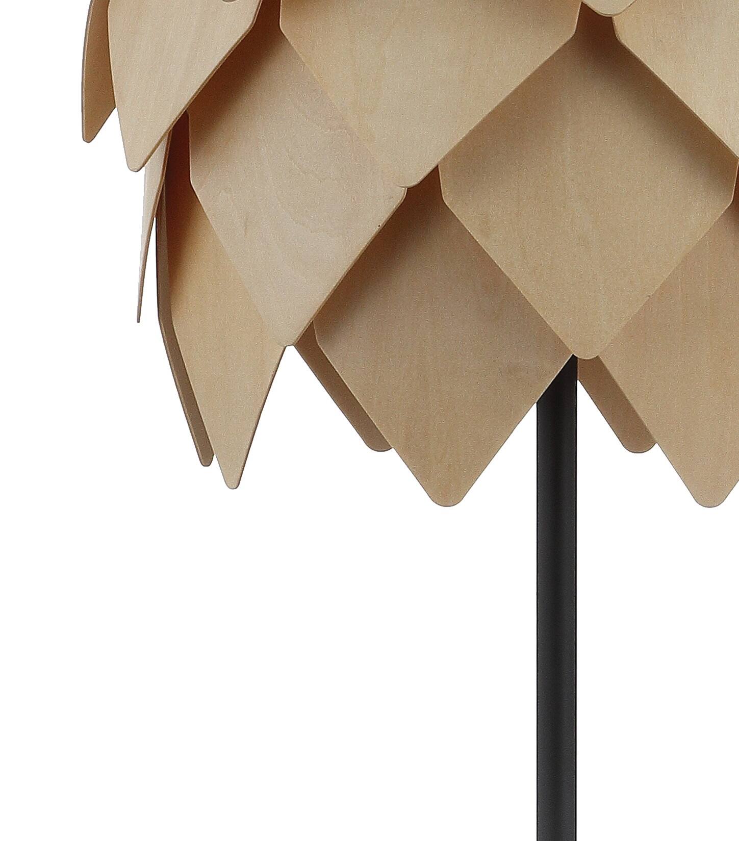 Jonathan Y Simon 20.5" Pinecone Wood/Metal LED Table Lamp Natural/Black ...