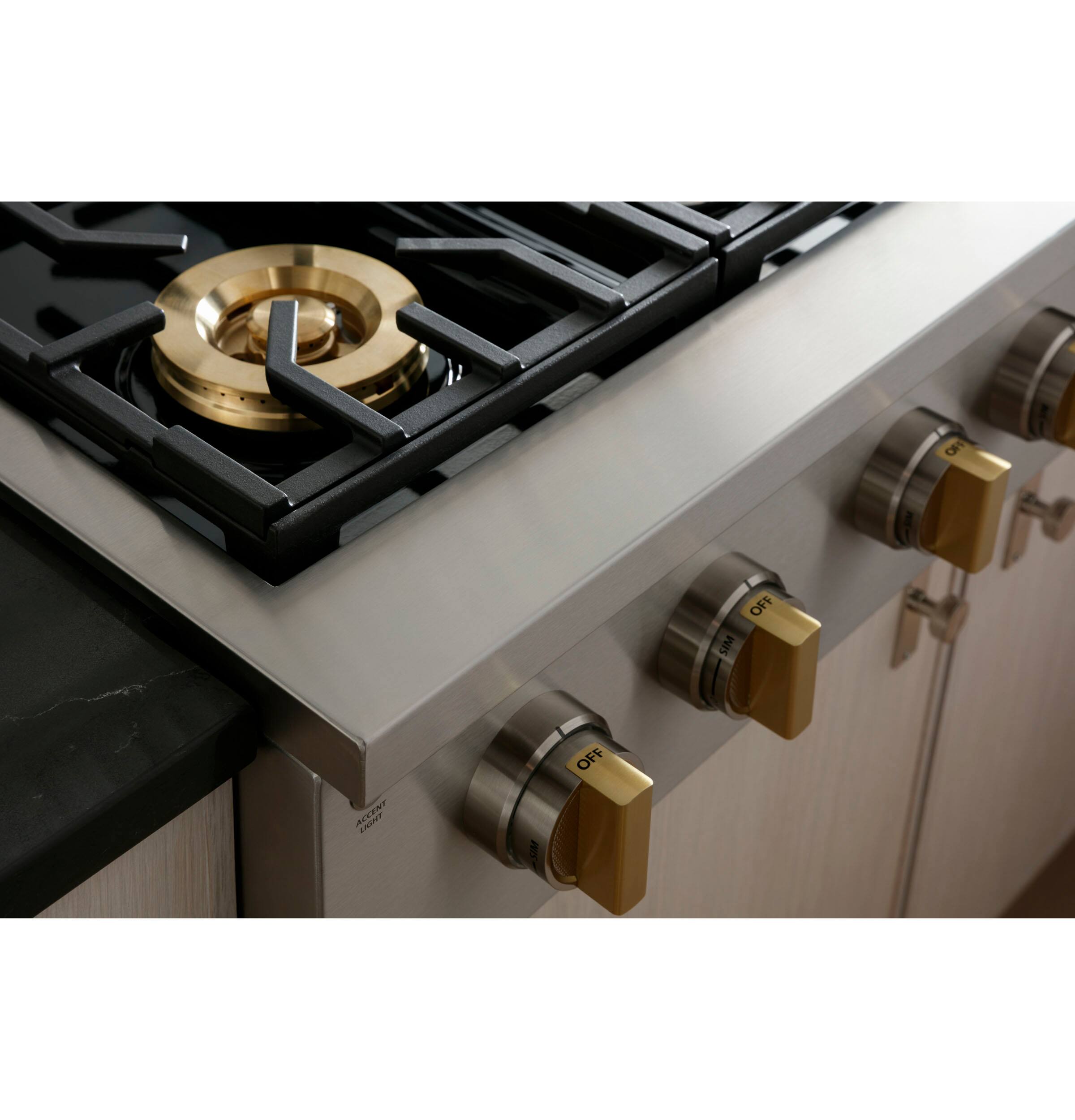 Monogram 36" Built In Gas Cooktop with 6 Burners and Professional ...