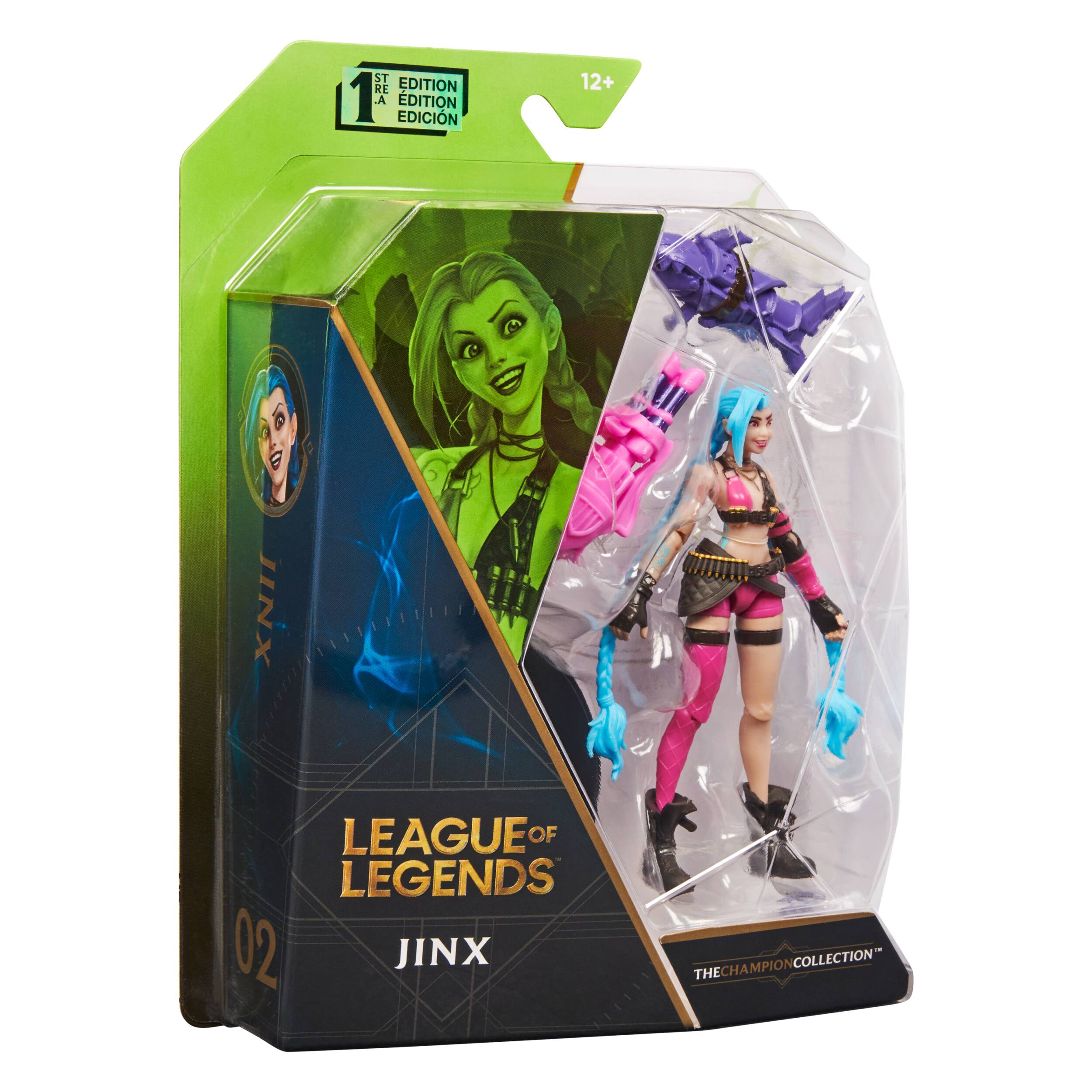 Best Buy: League of Legends Official 4-Inch Jinx Collectible Figure ...