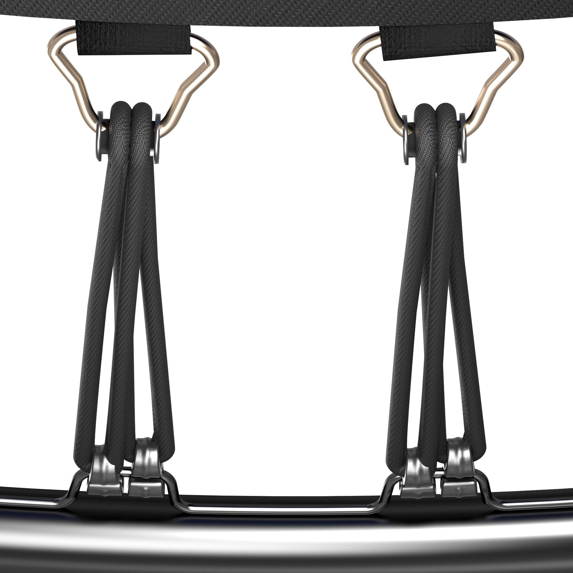 Glintex 12FT Springfree Trampoline with Bungee System, No Gap Safety ...