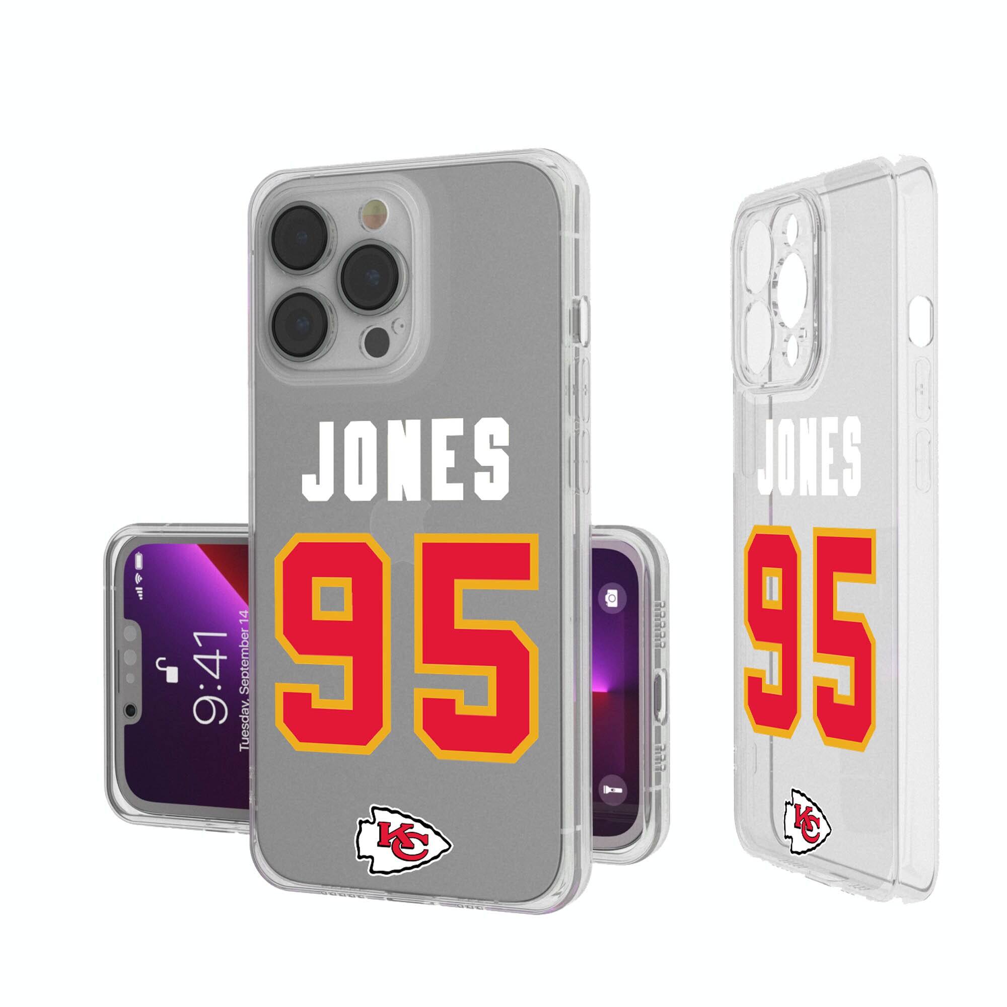 Keyscaper NFL Chris Jones Kansas City Chiefs iPhone Clear Case 13 Pro ...