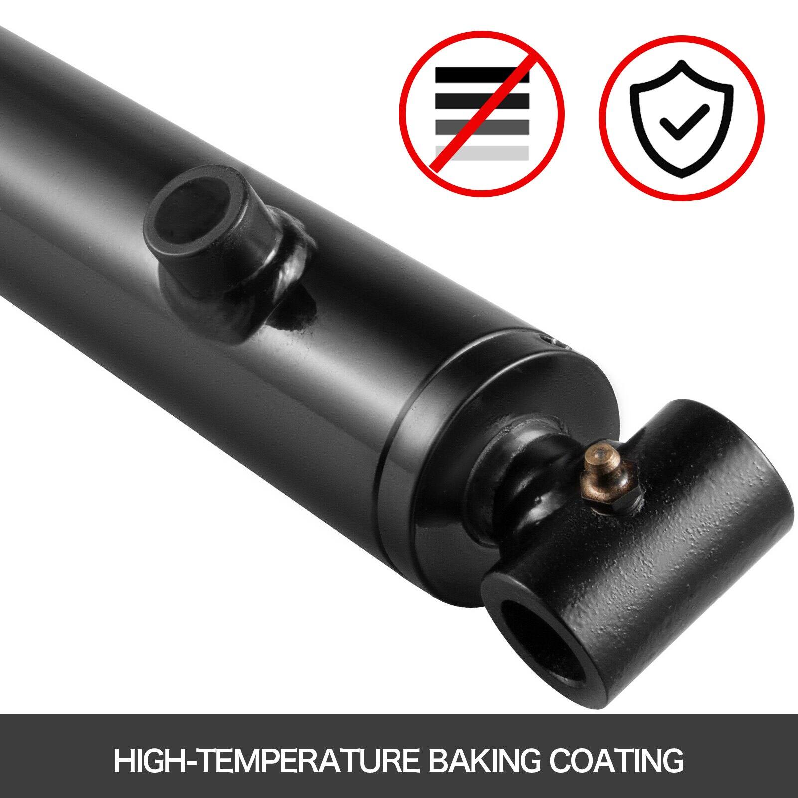 Glintex 2" Bore 36" Stroke Hydraulic Cylinder 3000 PSI Double Acting ...