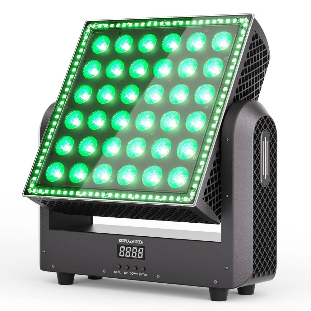 UKing RGBW LED Stage Light 250W 96 RGB LEDs Strobe Light DMX RDM Party ...
