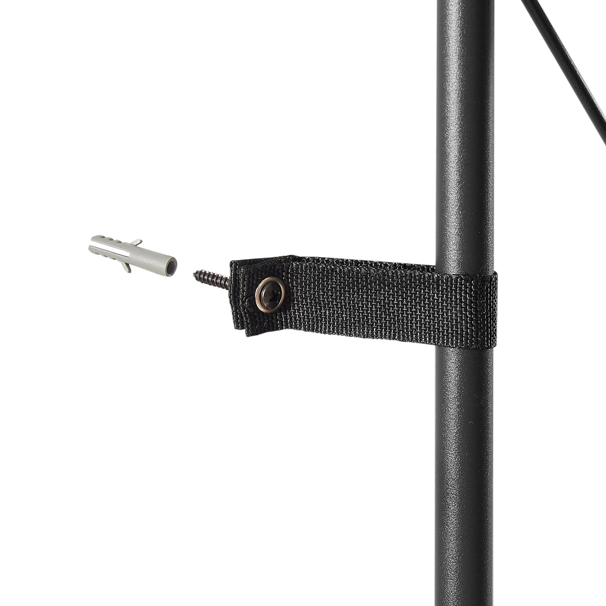 Vecelo 5 Tier Corner Shelf, Rustic Industrial Corner Bookshelf with ...