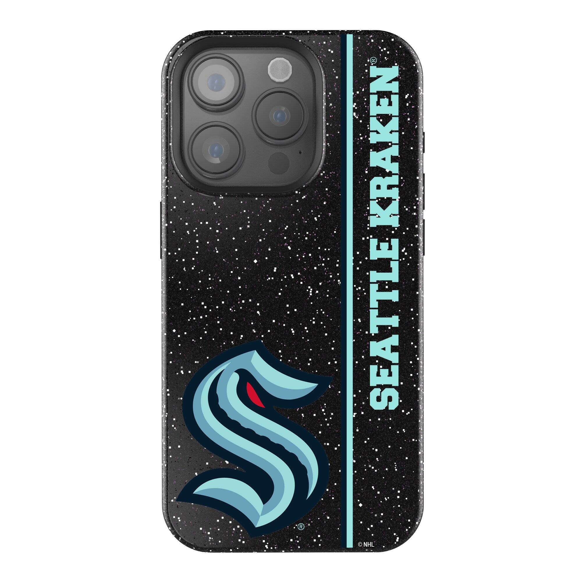 Keyscaper NHL Seattle Kraken Sidebar Bling iPhone Case 16 Plus Black ...