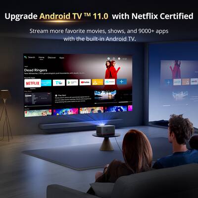 ETOE Whale Pro Projector 4K UHD 1080P with Android TV 11.0 ETOE Whale Pro Projector 4K UHD 1080P with Android TV 11.0