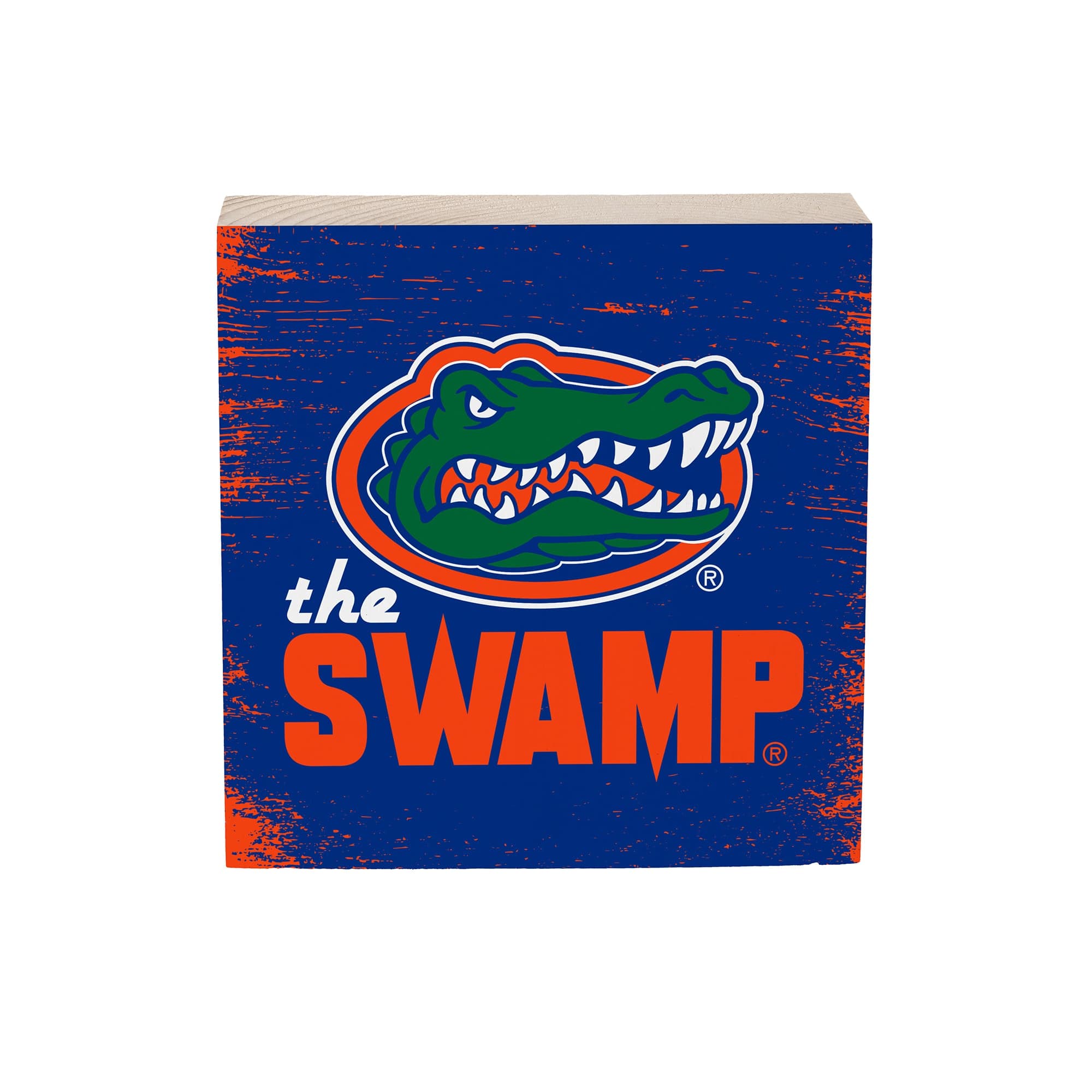 Evergreen Enterprises - Florida Gators 6" Square Fan Chant Wood Block ...