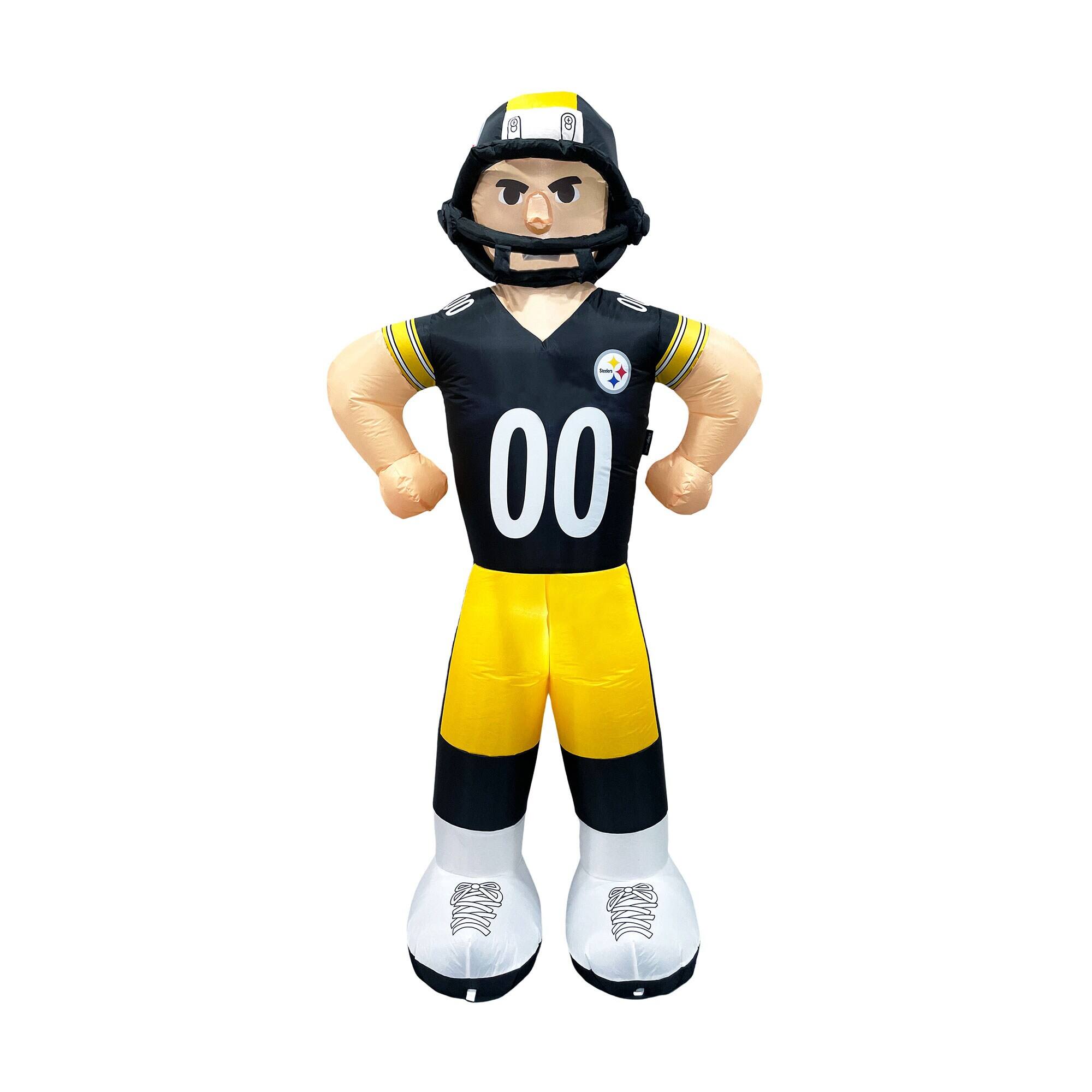 Logo Brands Pittsburgh Steelers Player Lawn Inflatable Multicolor ...