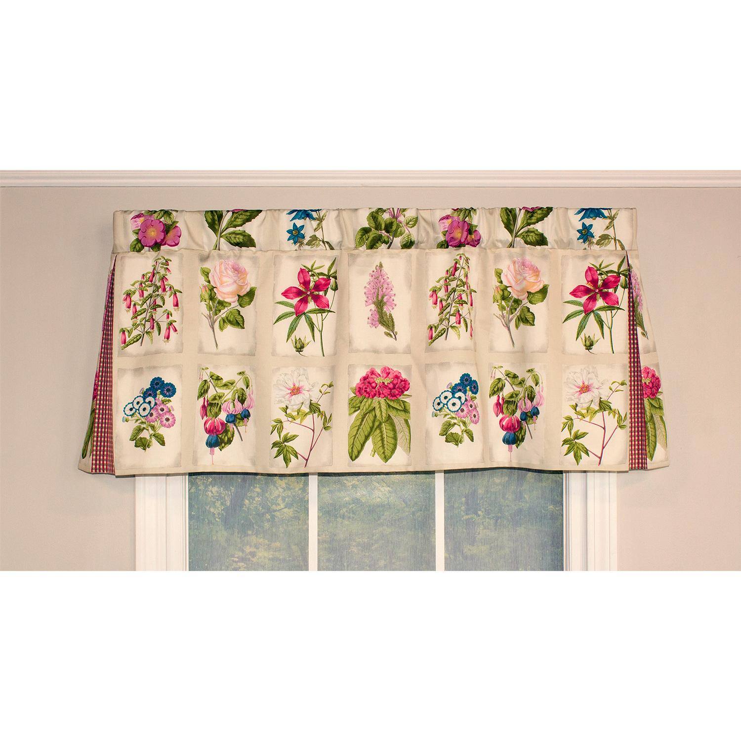RLF Home Realistic Study Pleated 100% Cotton with Fully Lined 3" Rod ...