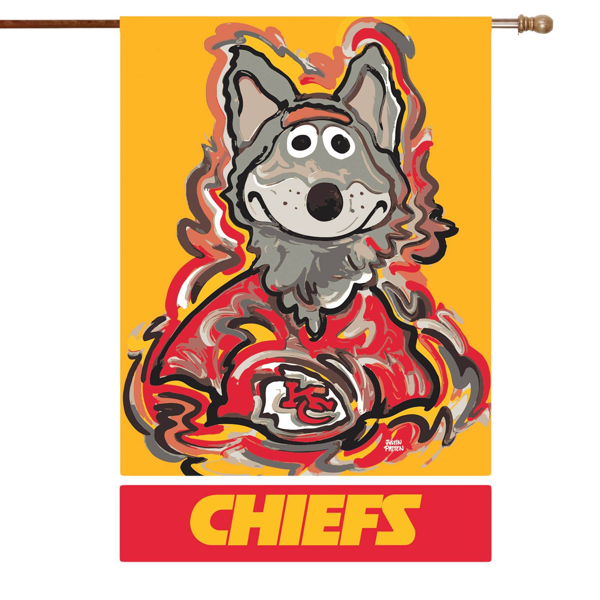 Evergreen Enterprises Kansas City Chiefs Justin Patten House Flag ...
