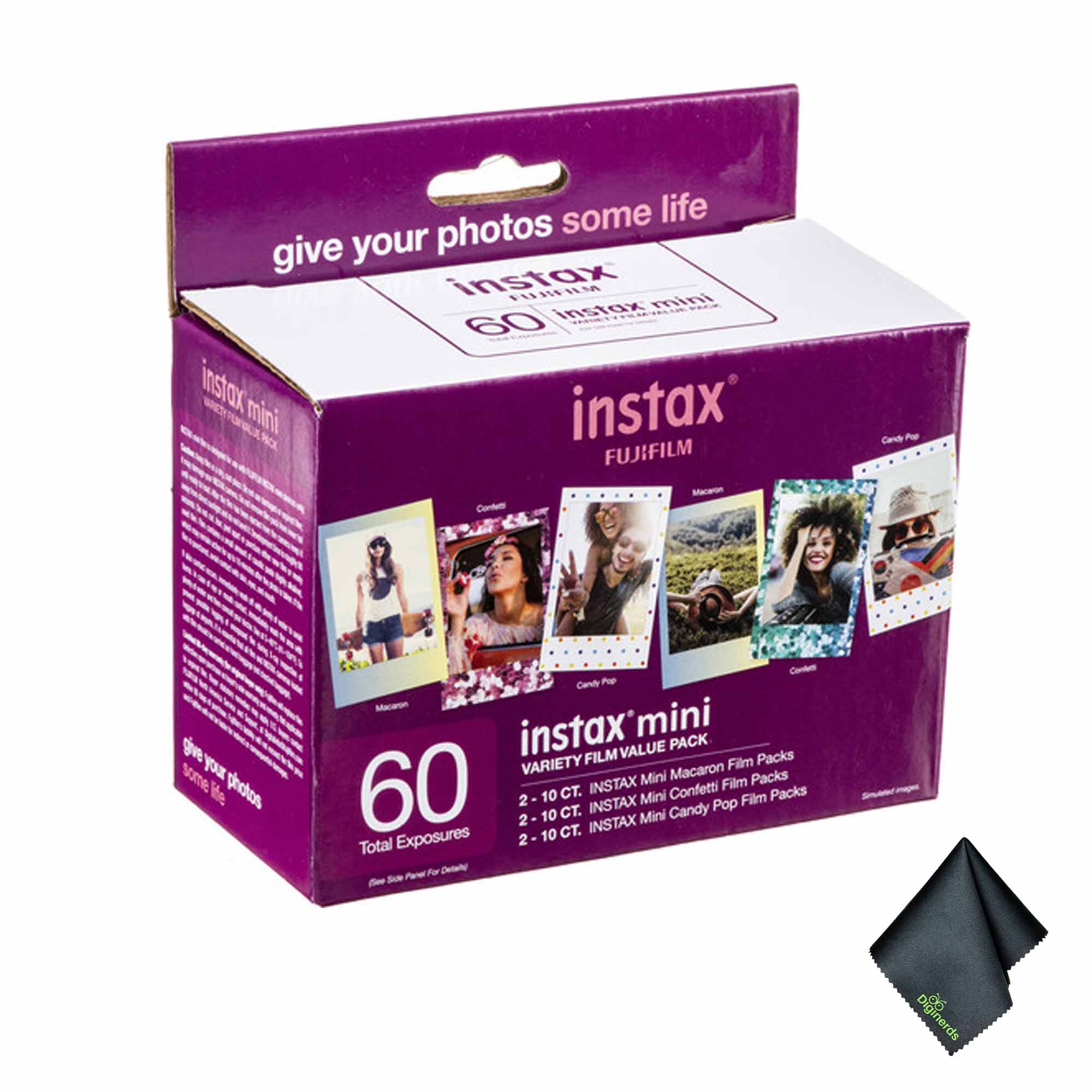 Fujifilm INSTAX MINI Instant Film Variety Value Pack (60 Exposures ...