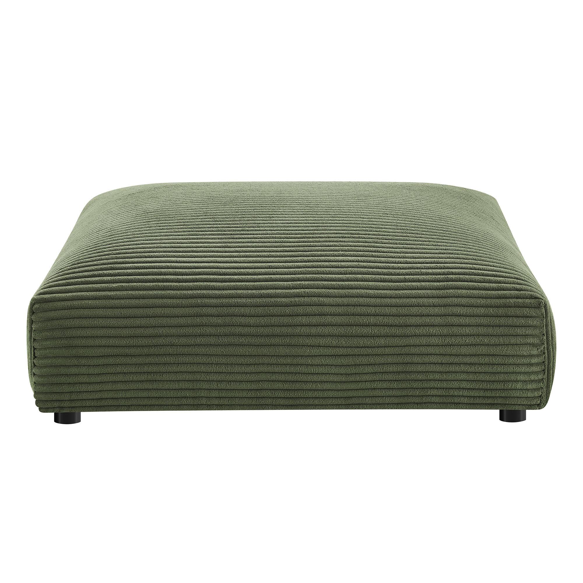Solace Modular Corduroy Upholstered Ottoman by Modway Fern EEI-6888-FRN ...
