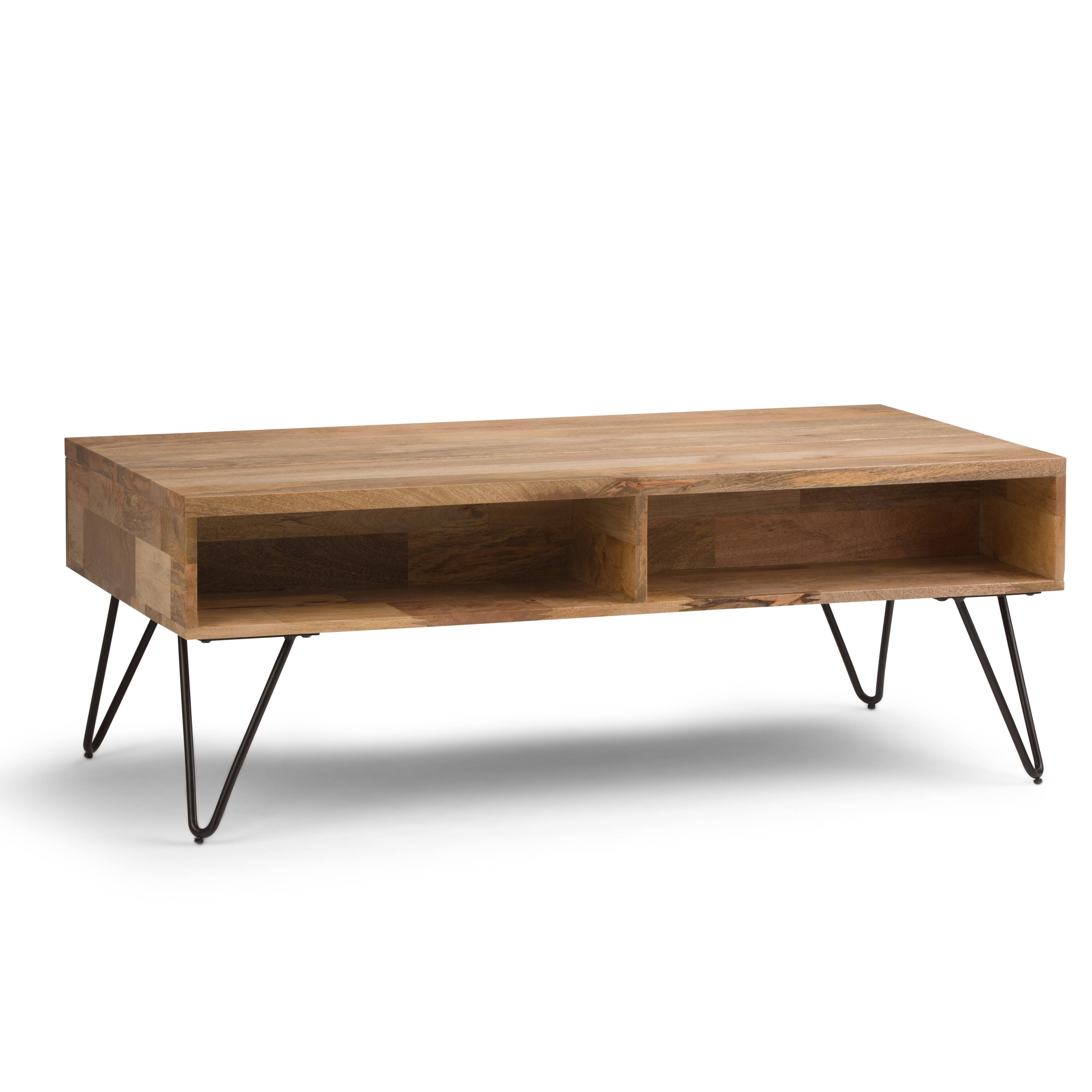 Simpli Home Hunter 48 inch Coffee Table with 22 inch End Tables (Set of ...