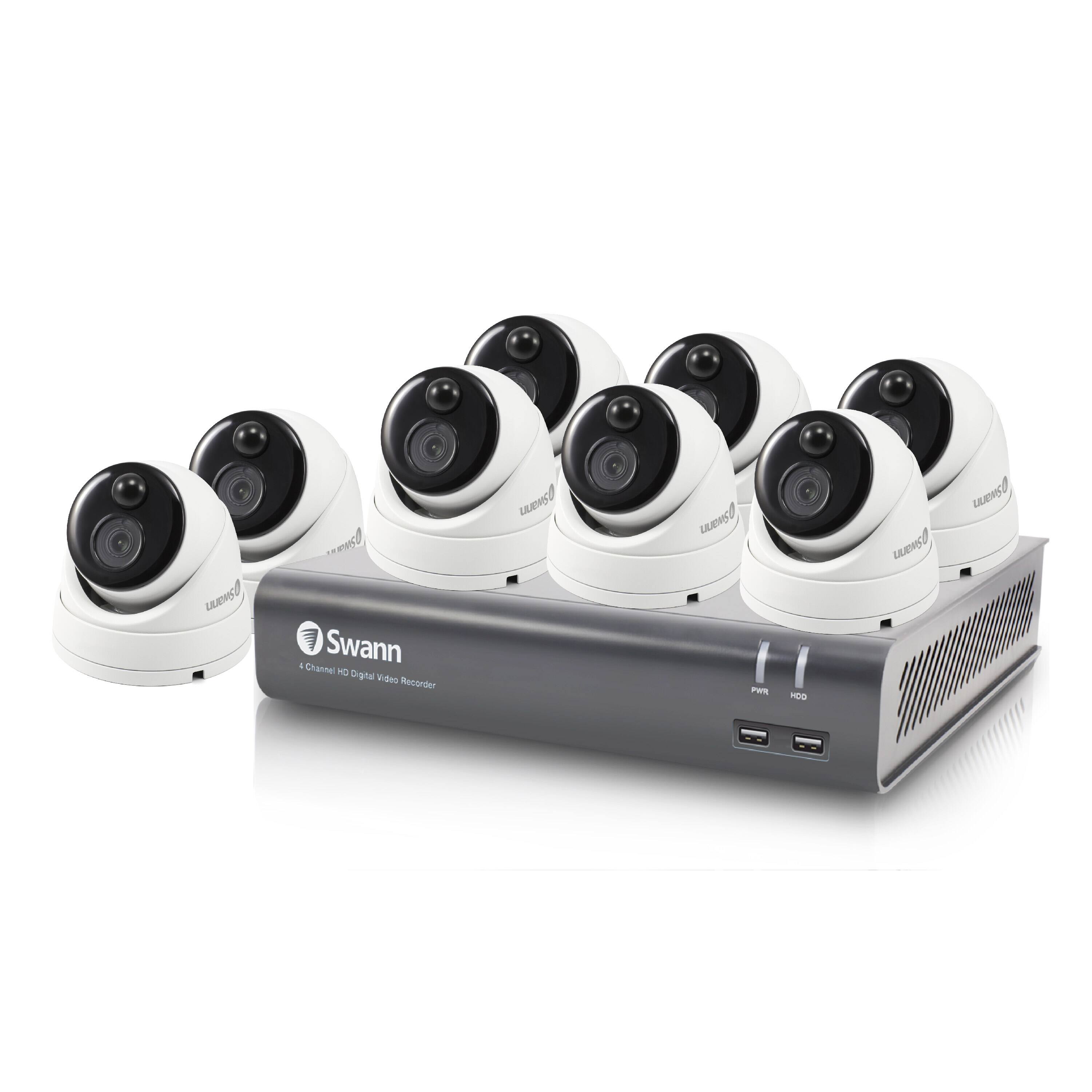 Customer Reviews: Swann 8 Channel, 8 Dome Camera Indoor/Outdoor Wired ...