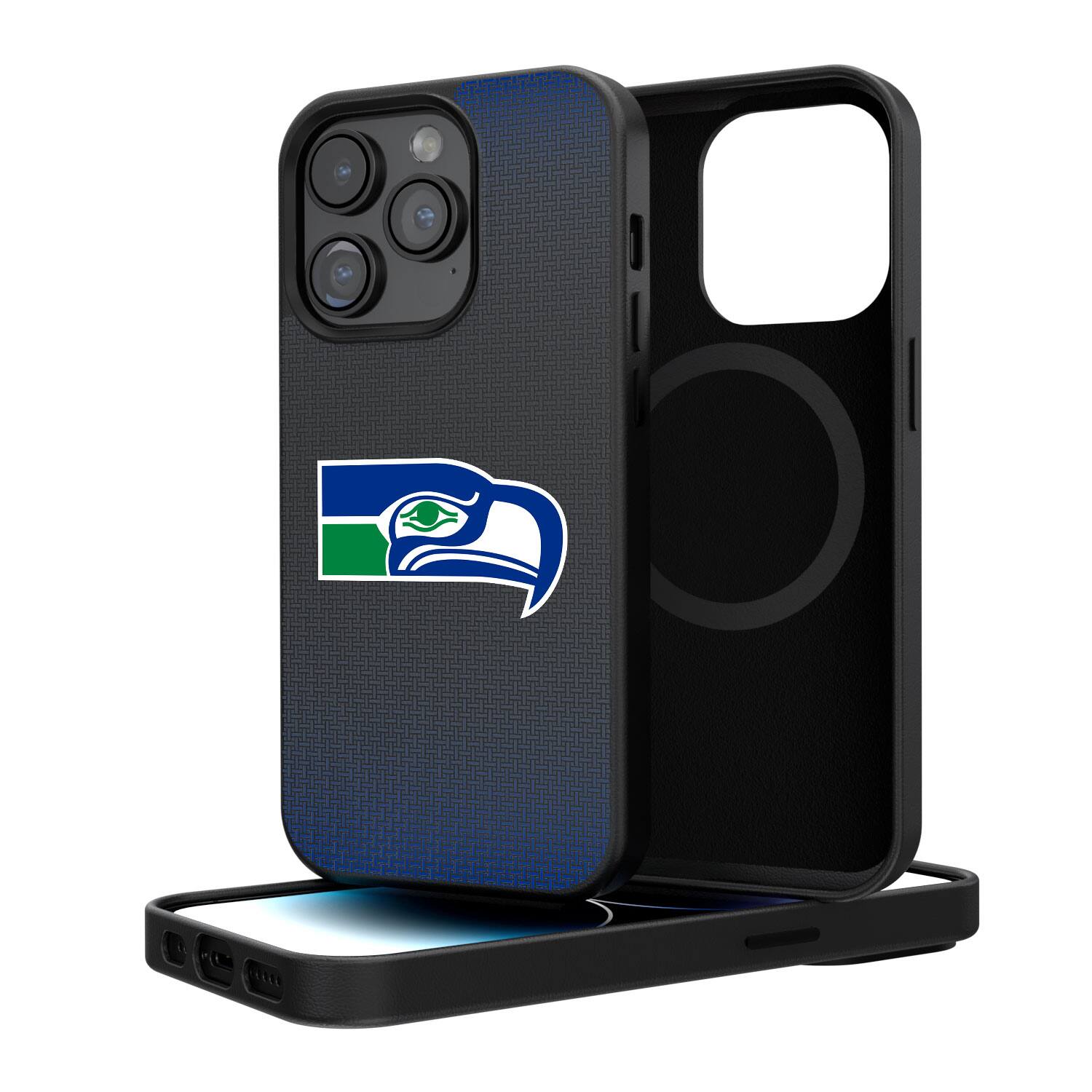 Keyscaper NFL Seattle Seahawks Linen Logo iPhone Magnetic Bump Case 15 ...